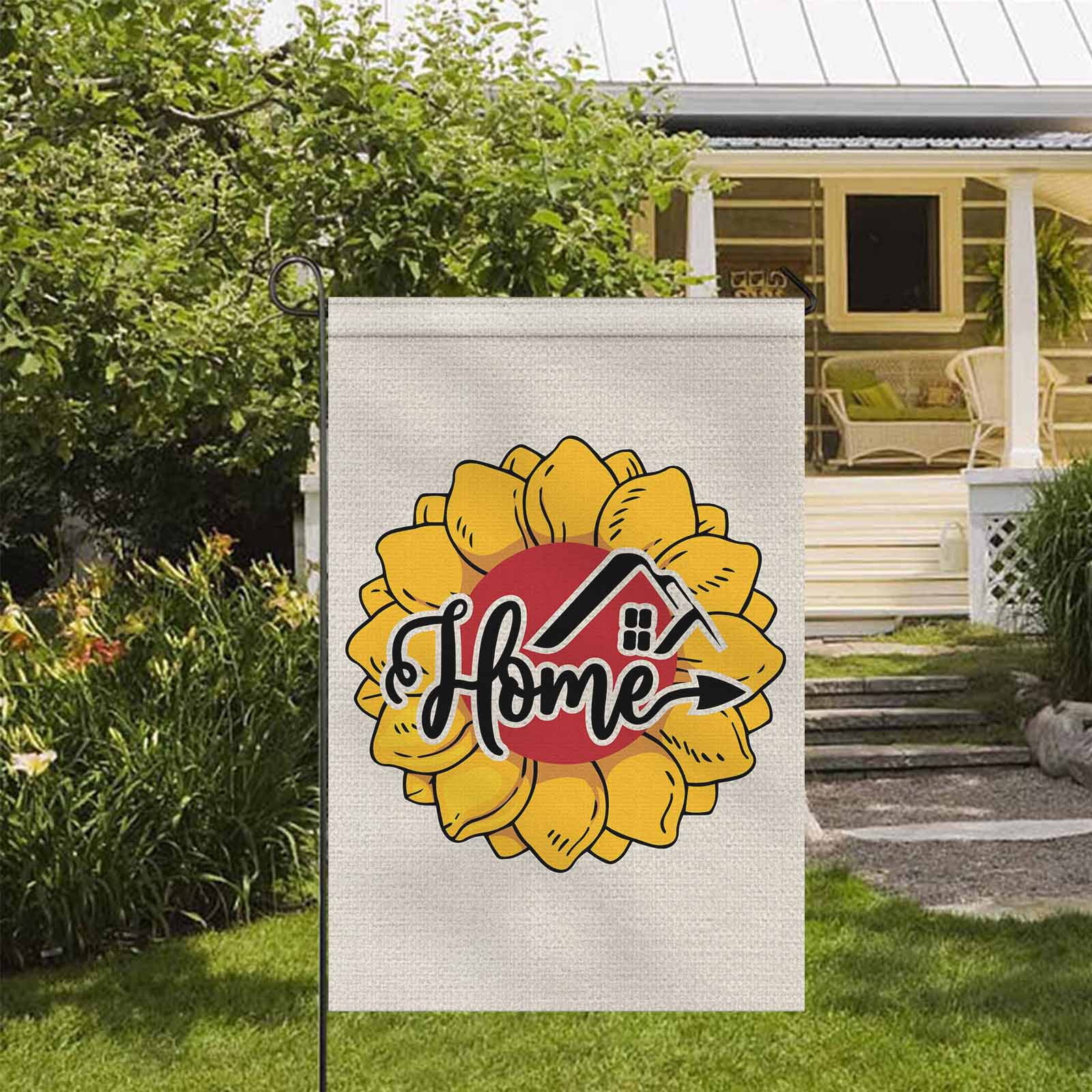 Seasonal Seasonal Garden Flag Welcome To Our Home Garden Flag 12x18 ...