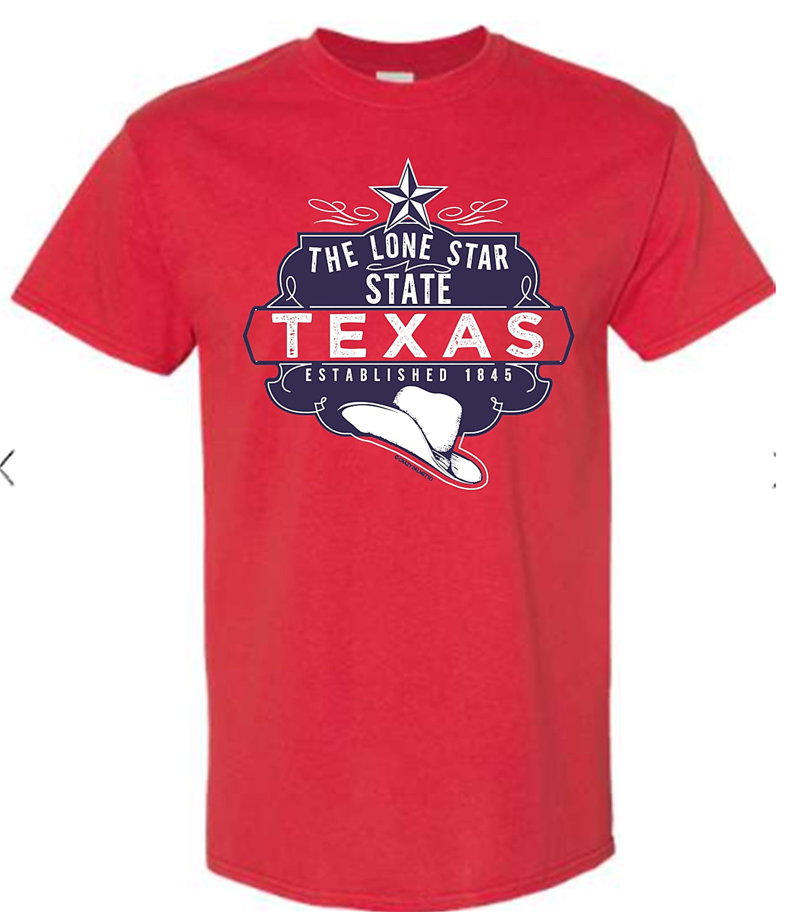 Seasonal Supply Co Adult Souvenir Texas T-Shirt Red Large - Walmart.com