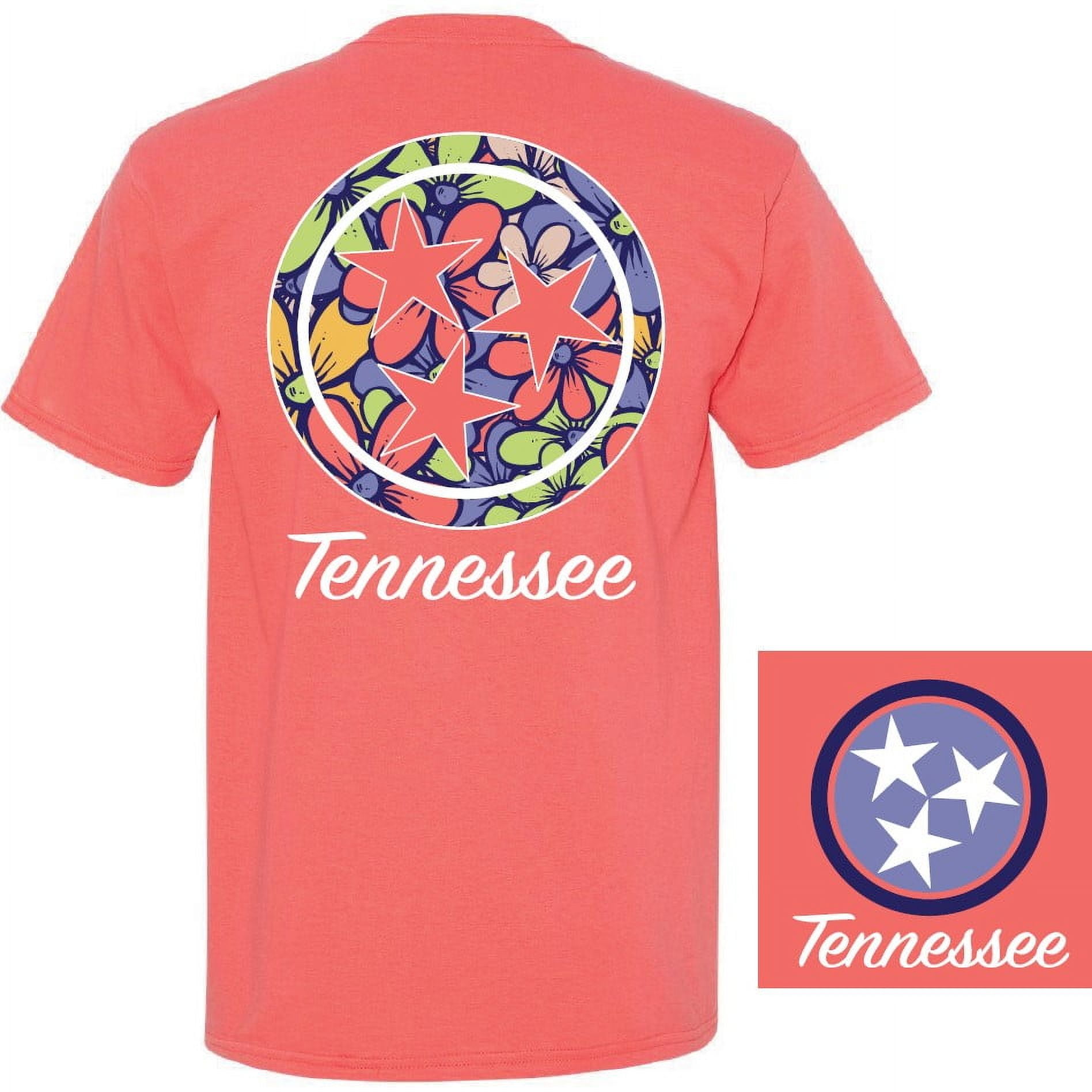 Seasonal Supply Company 100% Cotton Short Sleeve Tennessee Souvenir ...