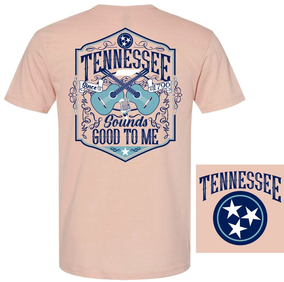 Seasonal Supply Company 100% Cotton Short Sleeve Tennessee Souvenir ...