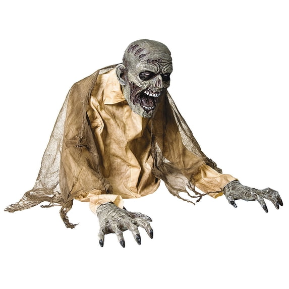 Seasonal Visions 2 ft. Gaseous Zombie Animated Fog Machine Halloween ...