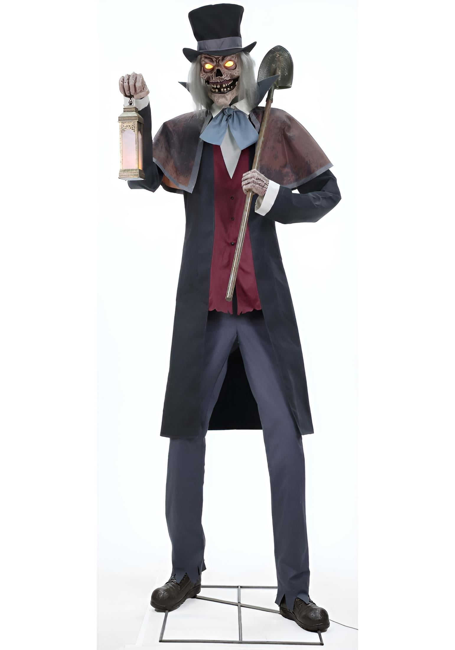 Animated Outdoor Ghosts Yard Host- 8.5 ft, Motion-Activated Halloween ...