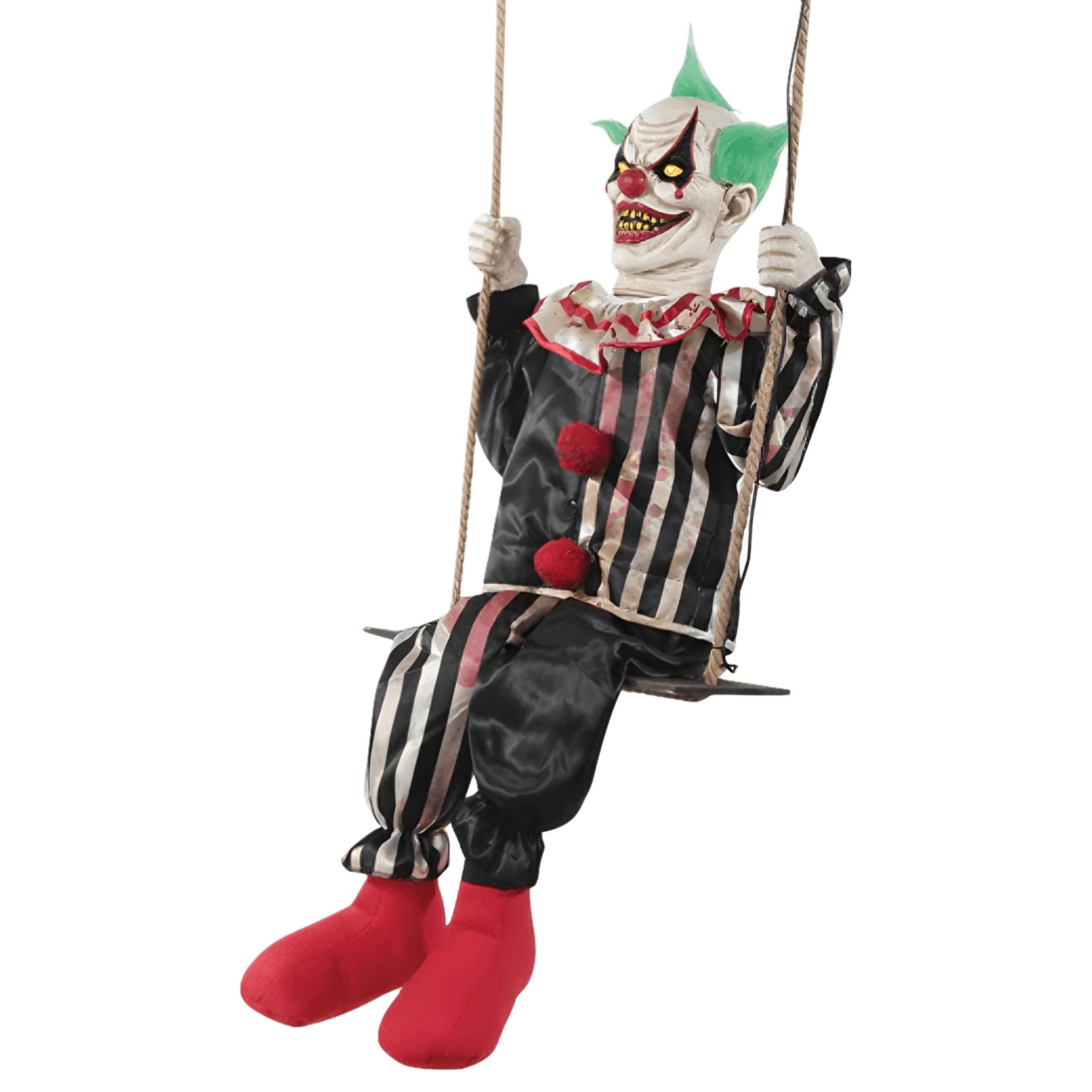 Life Size Animatronics Hanging Swinging Chuckles Animated Prop ...