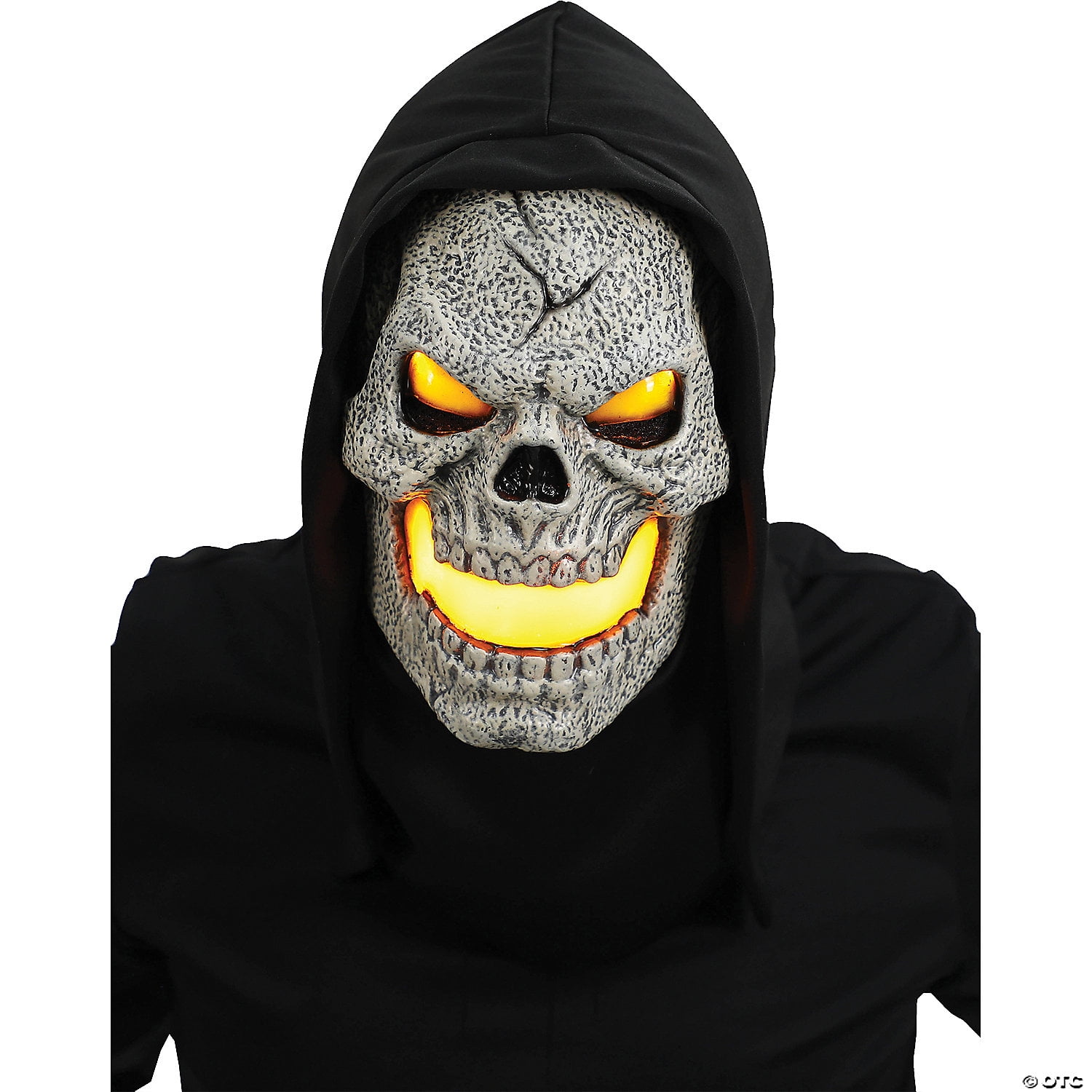 Seasonal Visions - Flame Fiend Flaming Skull Mask - - Walmart.com