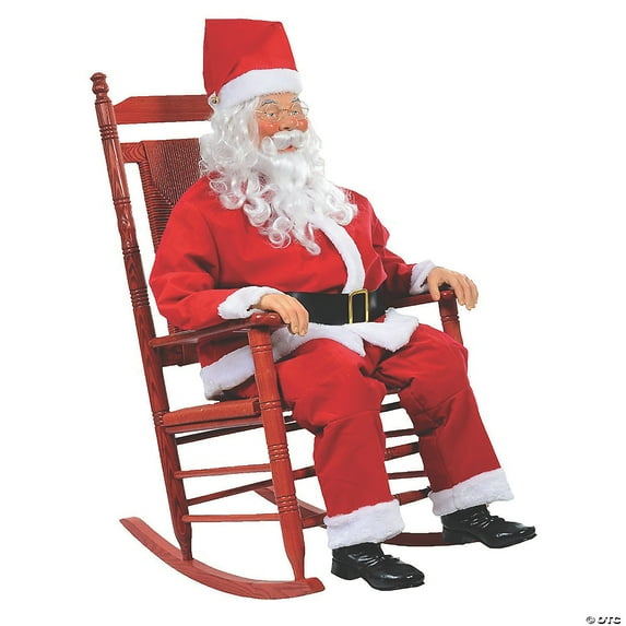 Seasonal Visions Rocking Santa Claus Animated Christmas Decoration - 54 ...
