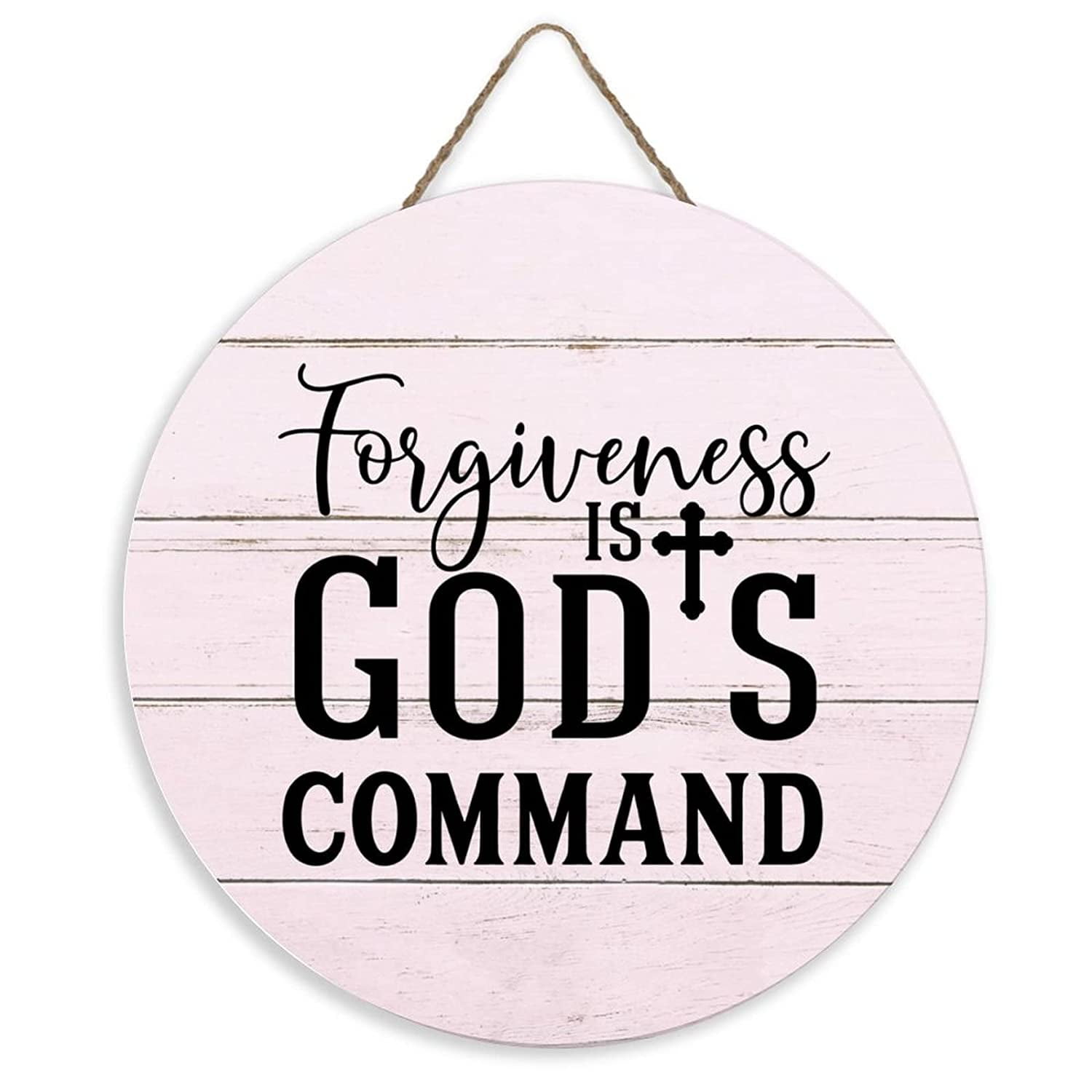 Seasonal Welcome Sign Front Door Decoration, Forgiveness Is God's ...