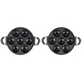 Seasoned Cake Pan 7 Cup Pan With Handle Nonstick Round Baking Pan Cup ...