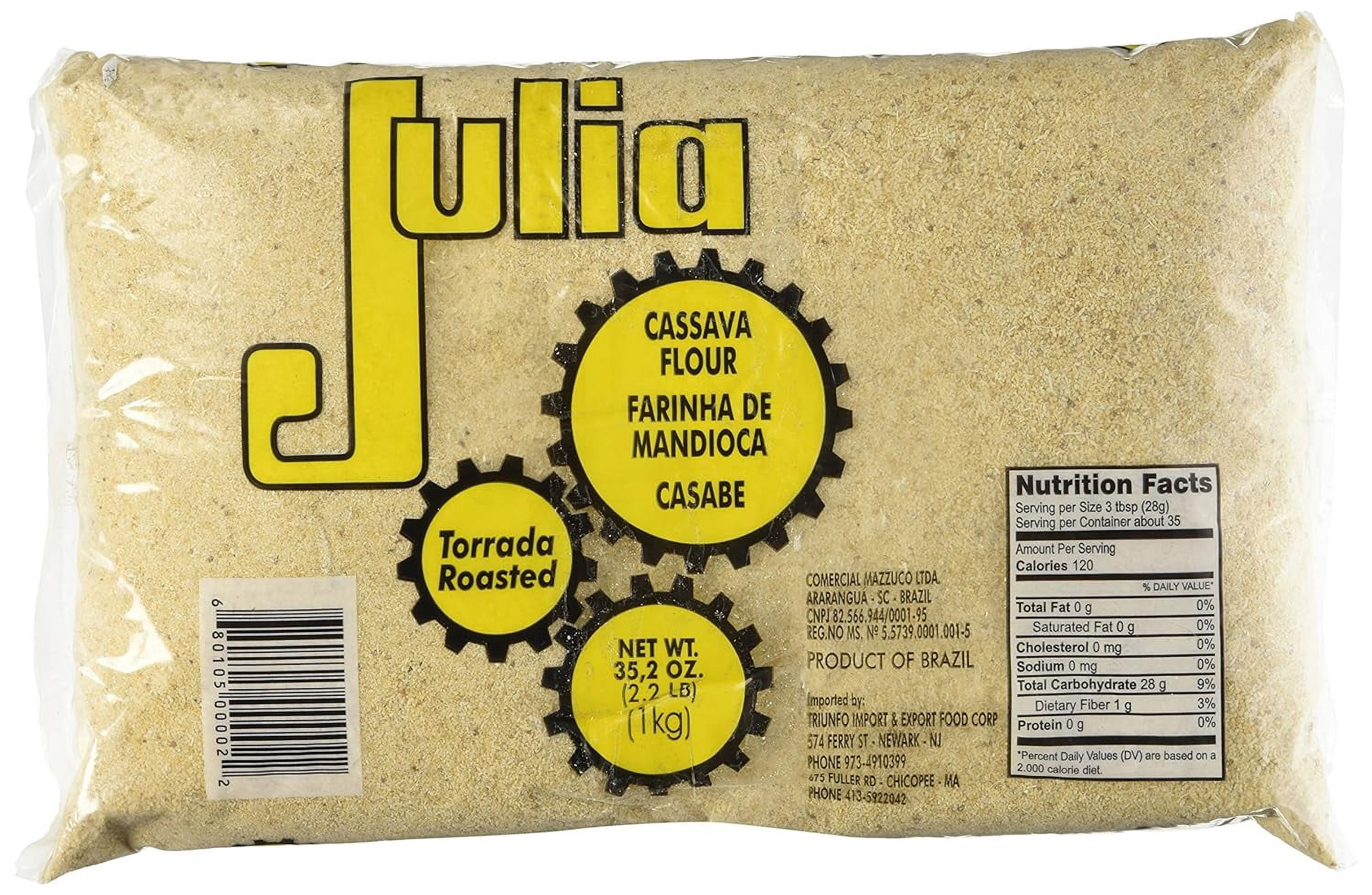 Seasoned Cassava Flour 35,2 oz (1kg) [PACK Of 2] | Farinha de Mandioca ...