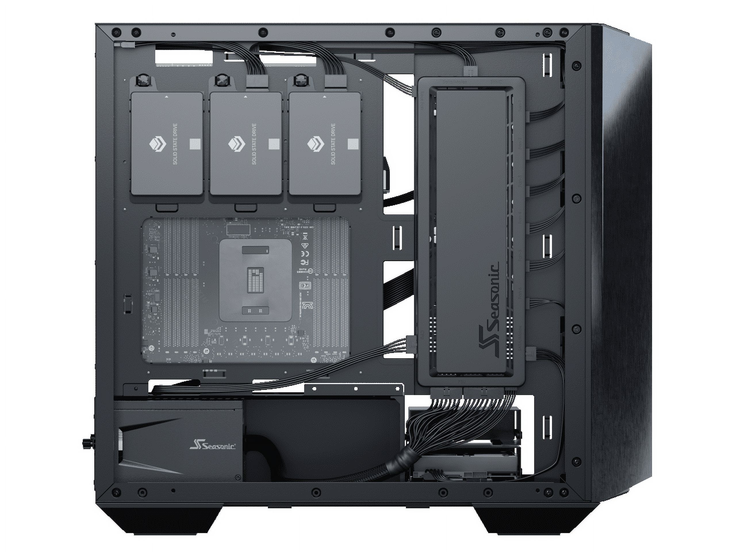 Seasonic SYNCRO Q704 Mid-Tower Case with SYNCRO DGC-750, 750W 80+ Gold ...