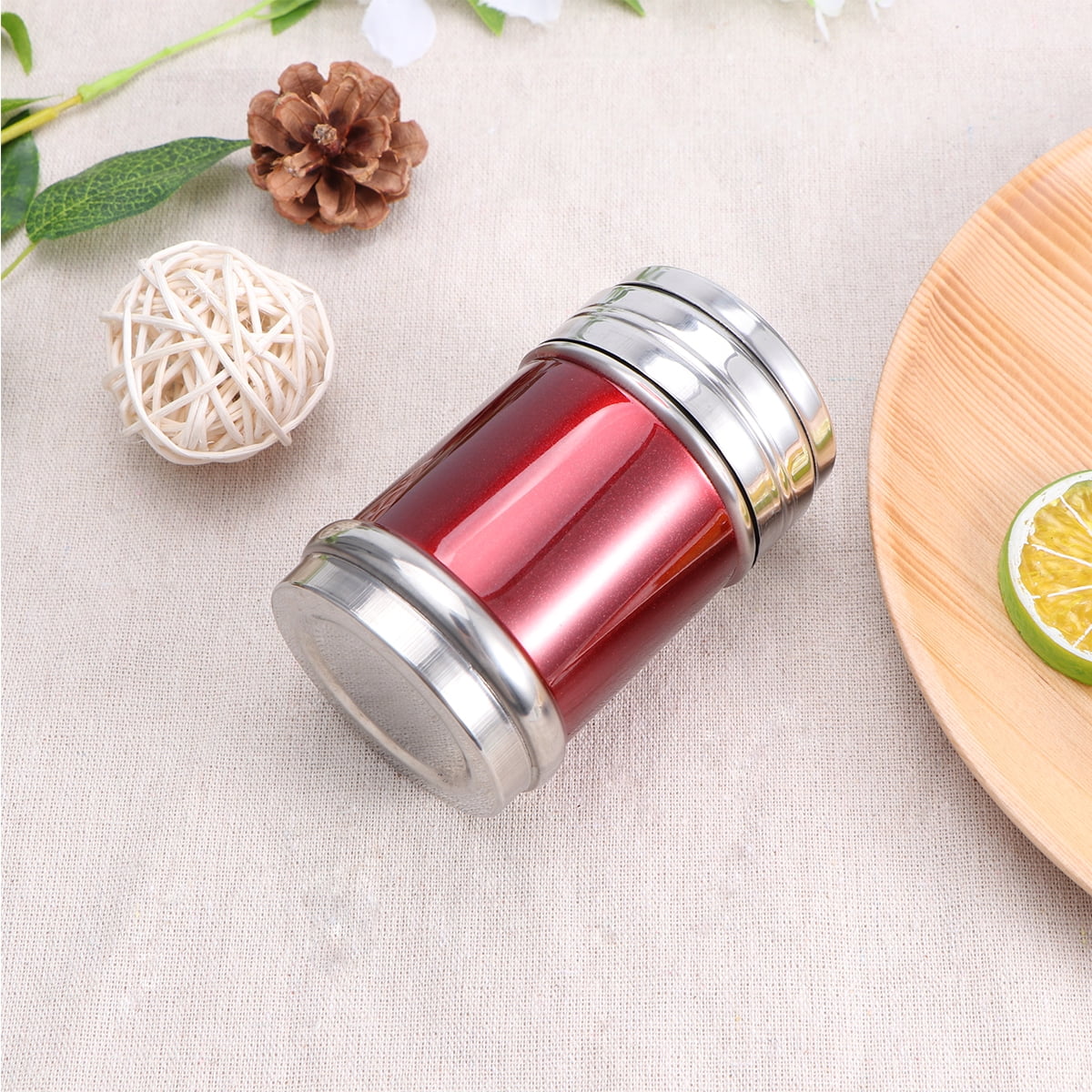 Seasoning Bottle, 1Pc Stainless Steel Dredge Salt Pepper Shaker ...