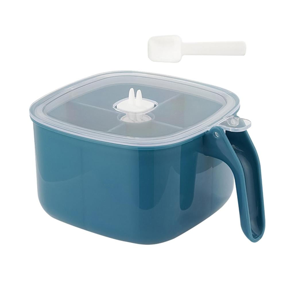 Seasoning Box | 4-Cell Clear Spice Rack Box | Countertop Sugar Bowls ...