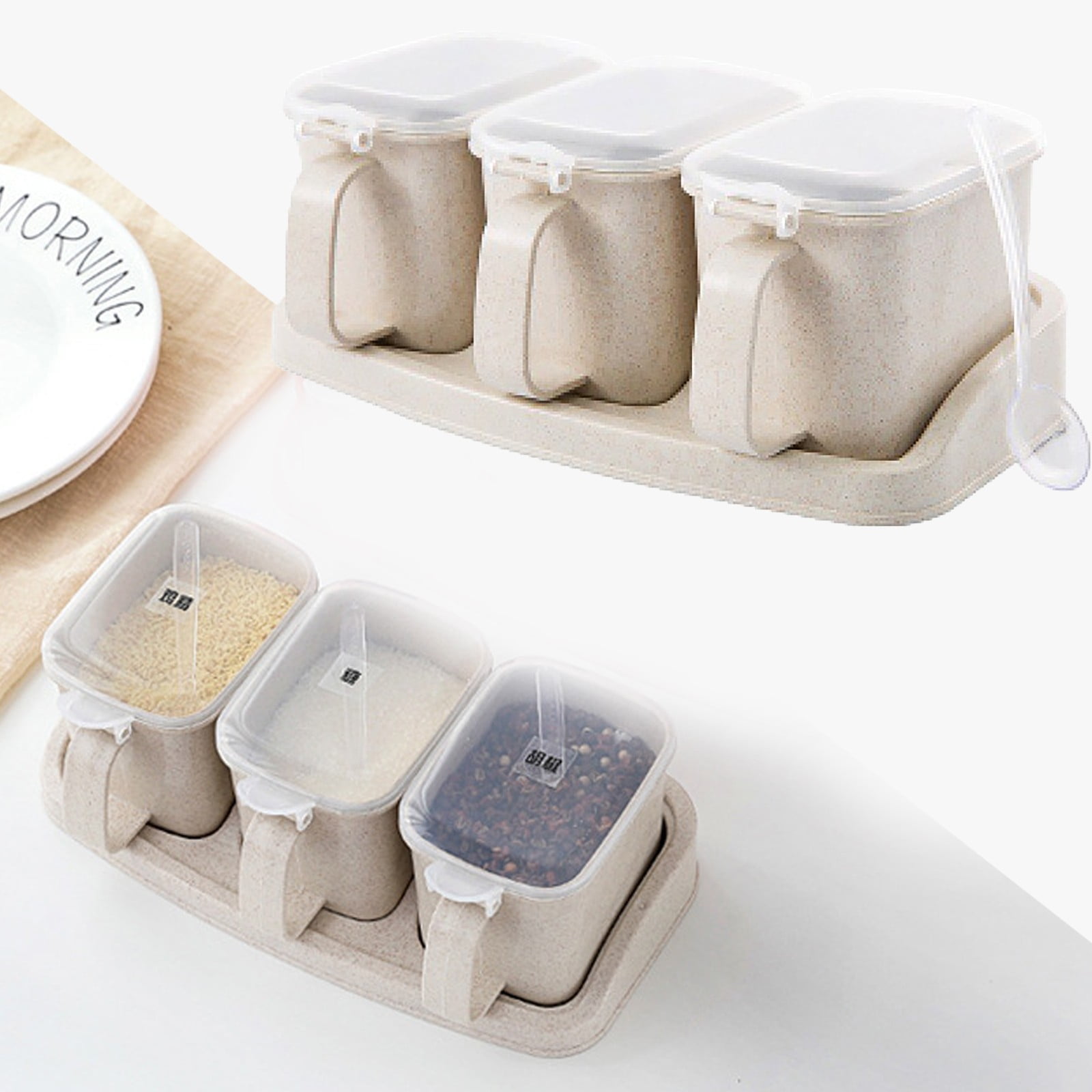 Seasoning Box Seasoning Tank Plastic Tank Seasoning Set Seasoning Box ...