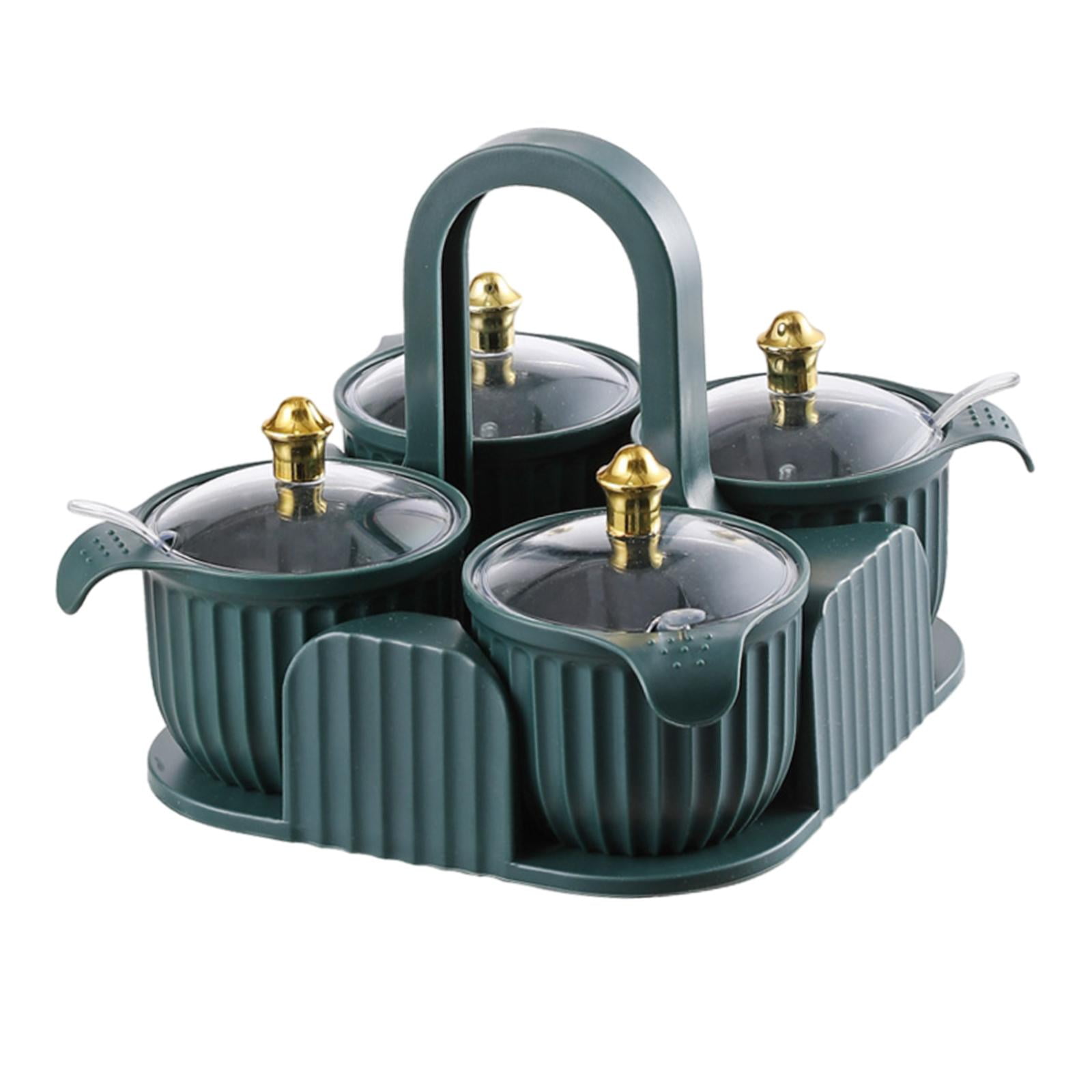 Seasoning Box Set, Spice Dispenser Jars, Spice Pots Storage Container ...