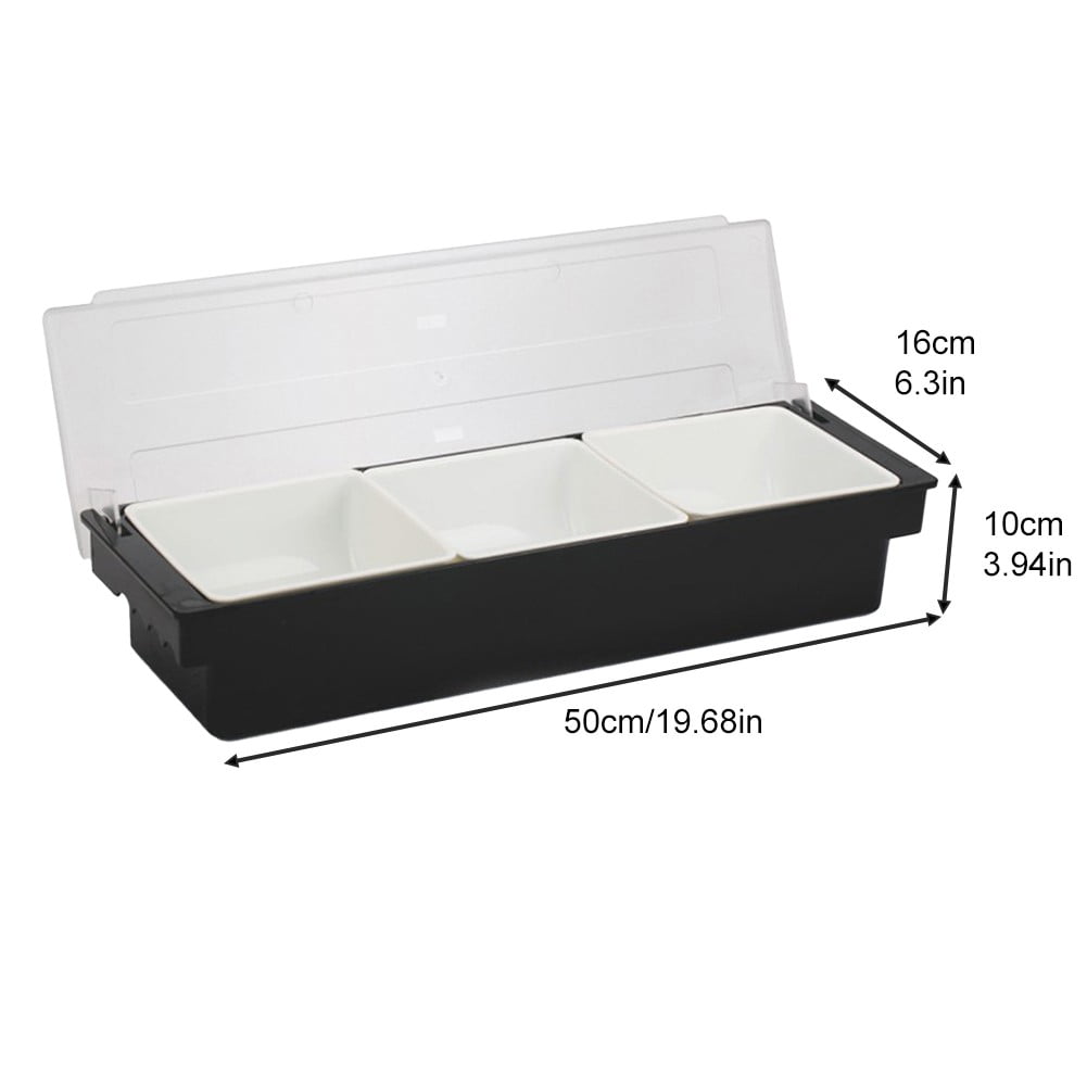 Seasoning Case Bar Ice Cooled Condiment Box Bar Drinks Fruits Snack ...