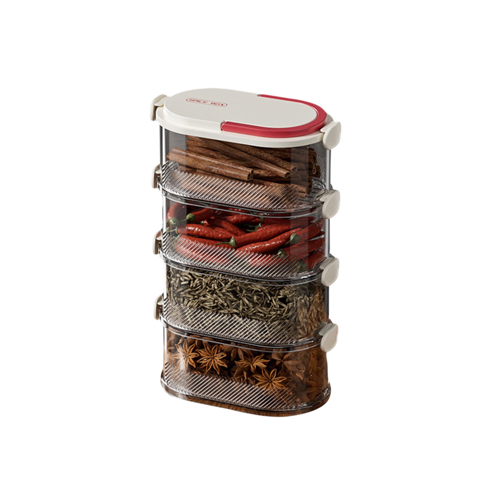 Seasoning Container Condiment Jar Spice Container with Lids Food ...