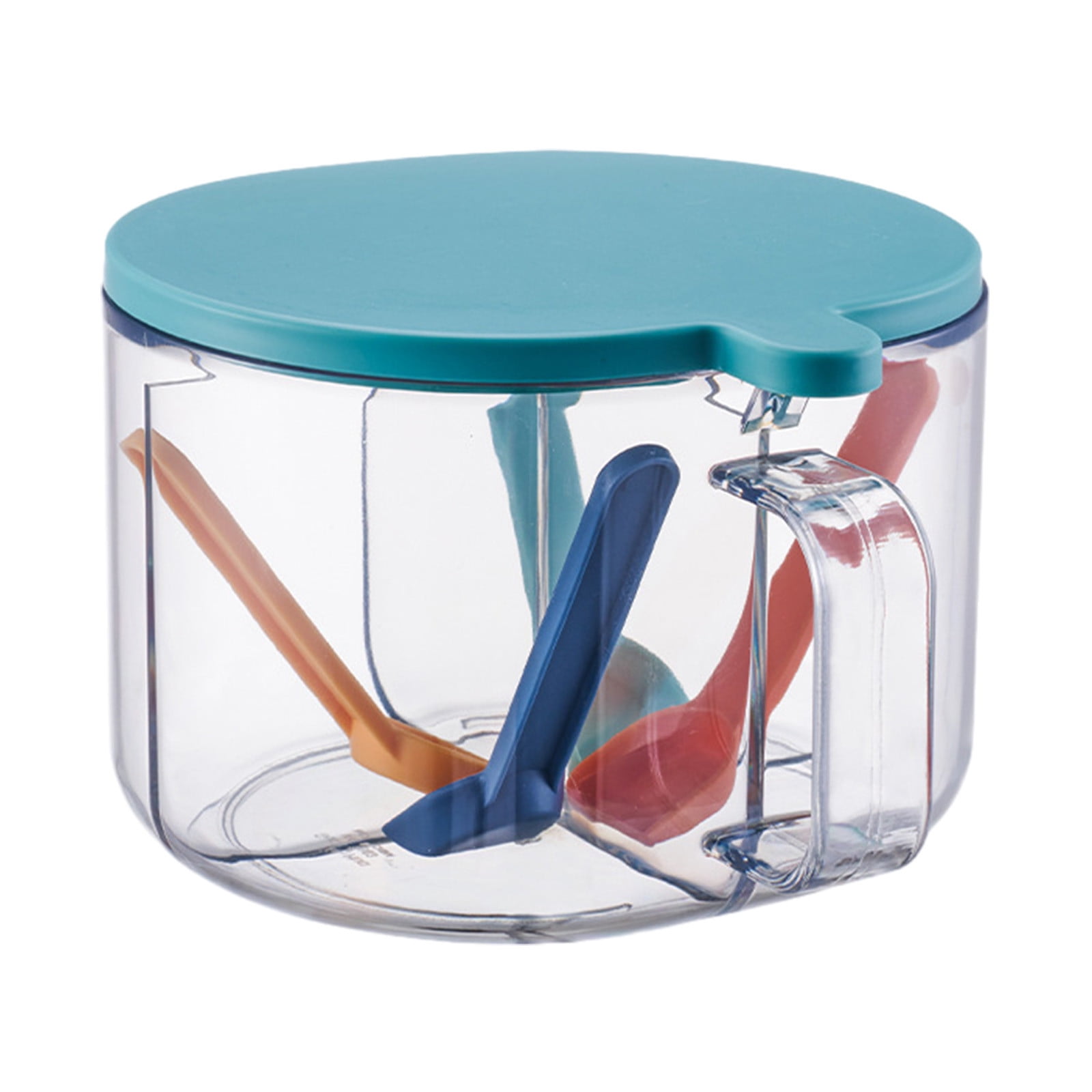 Seasoning Dispenser Qwtwty Sealed Spice Jar with Spoon Combination Four ...