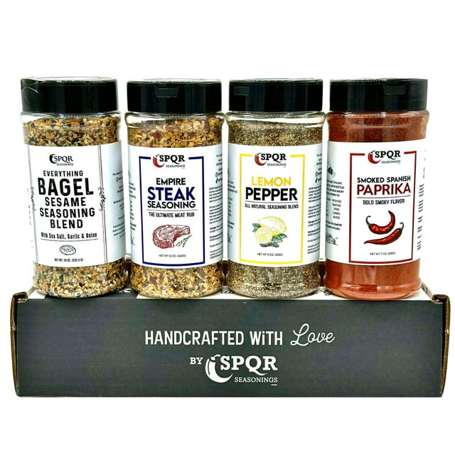 Seasoning Gift Set XL 4 Pack Spice Set over 2.5 Pounds of Gourmet ...