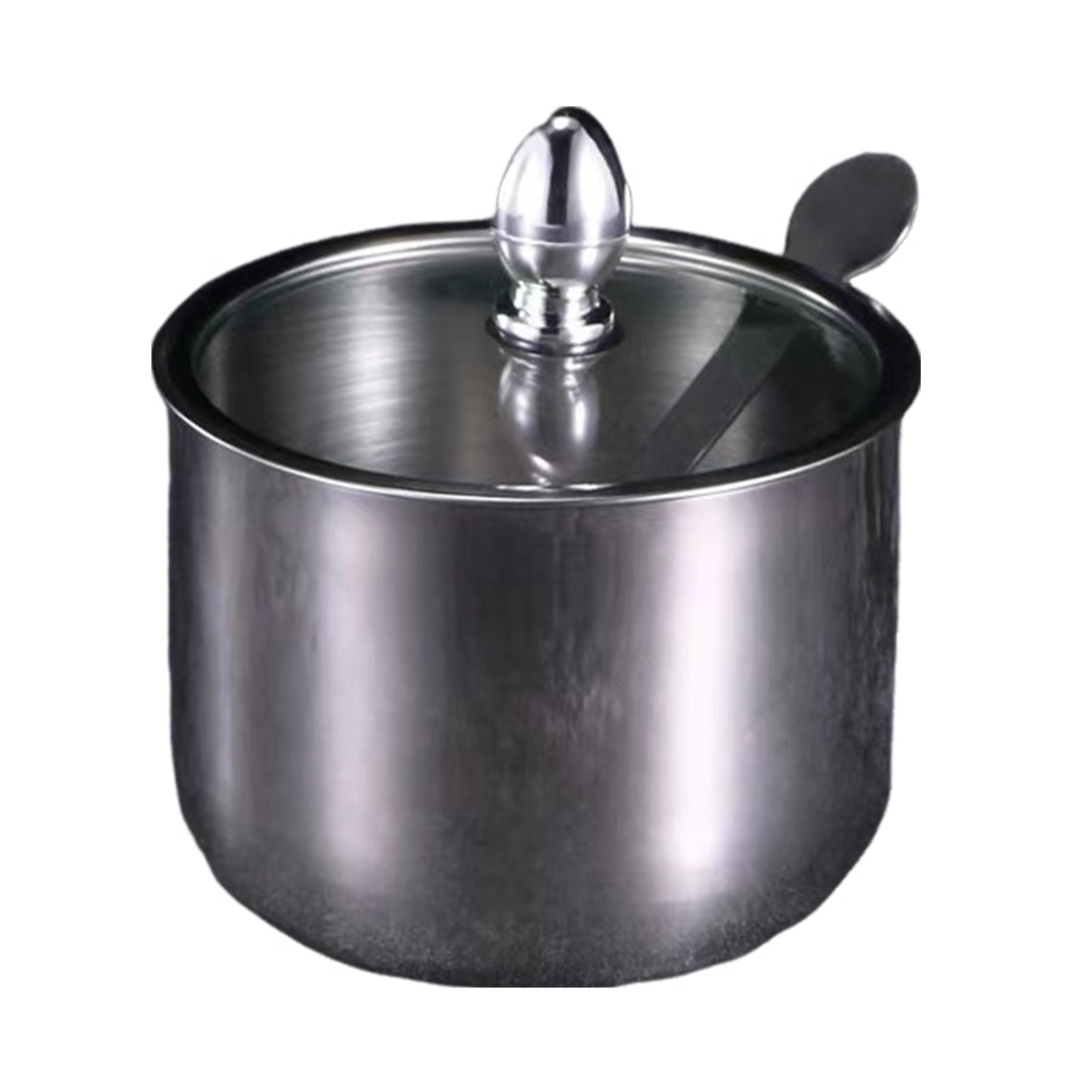 Seasoning Jar Stainless Steel Sugar Container,Rustic Sugar Bowl,with ...