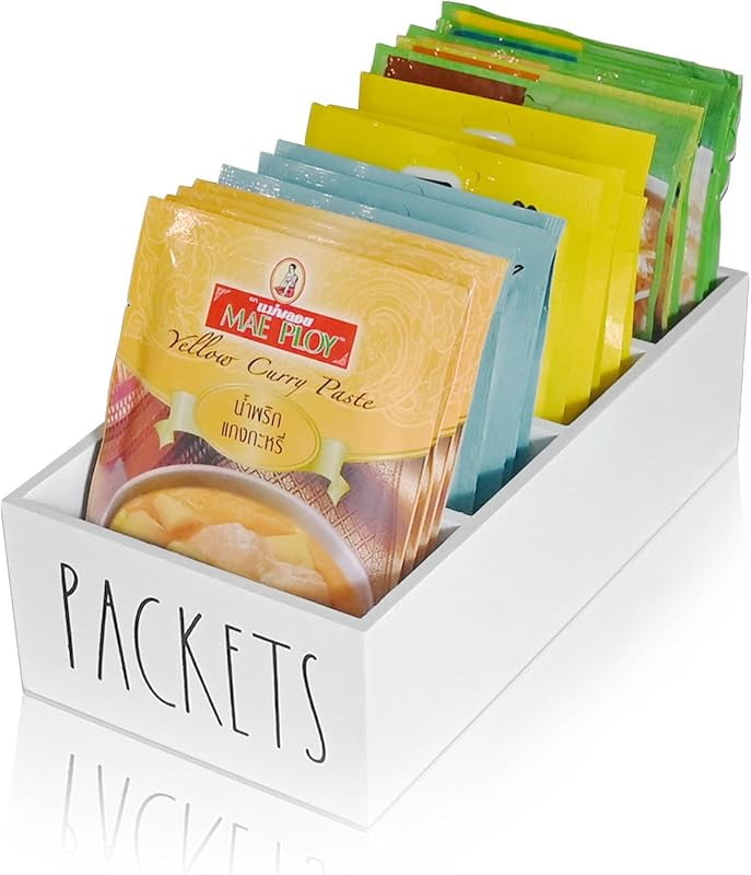 Seasoning Packet Organizer, Pantry Organizer, Food Packet Storage ...