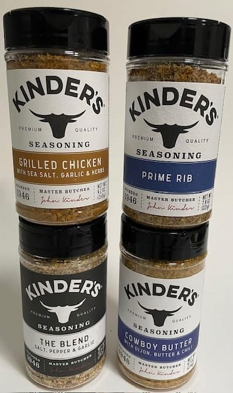 Seasoning Set, KINDERS, Pantry OKA4 Essential, Must-Have Assortment ...