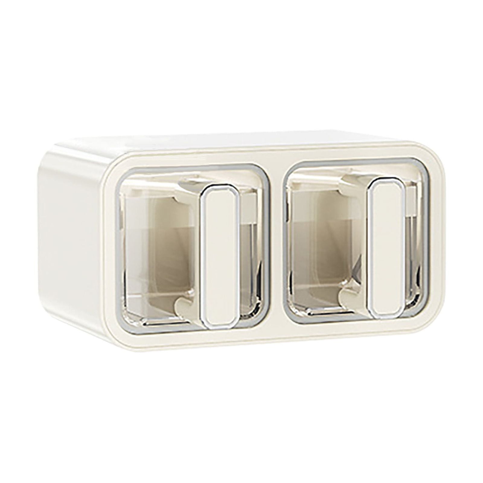 Seasoning Storage Box, Wall-Mounted Dispenser, Transparent Drawer ...