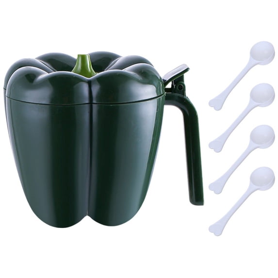 Seasonning Box Pepper Shape Spice Jars Condiment Tins Mini Jars Grinder ...
