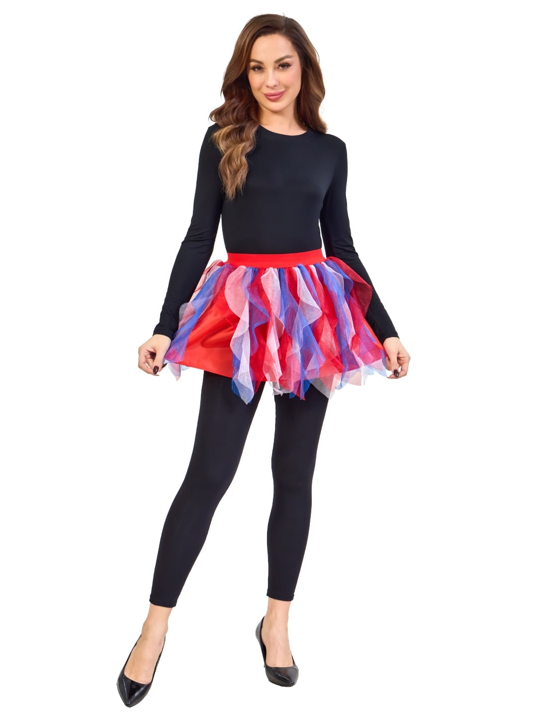 Seasons 4th of July Tutu Tulle Skirt for Women Red White Blue ...