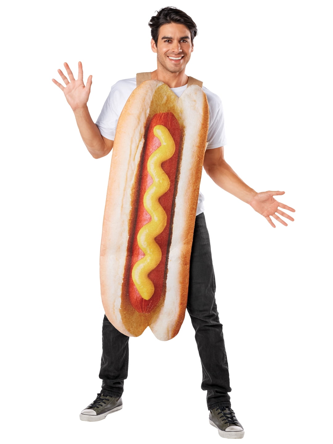 Seasons Adult Hot Dog Costume Halloween Food Costume One Size - Walmart.com