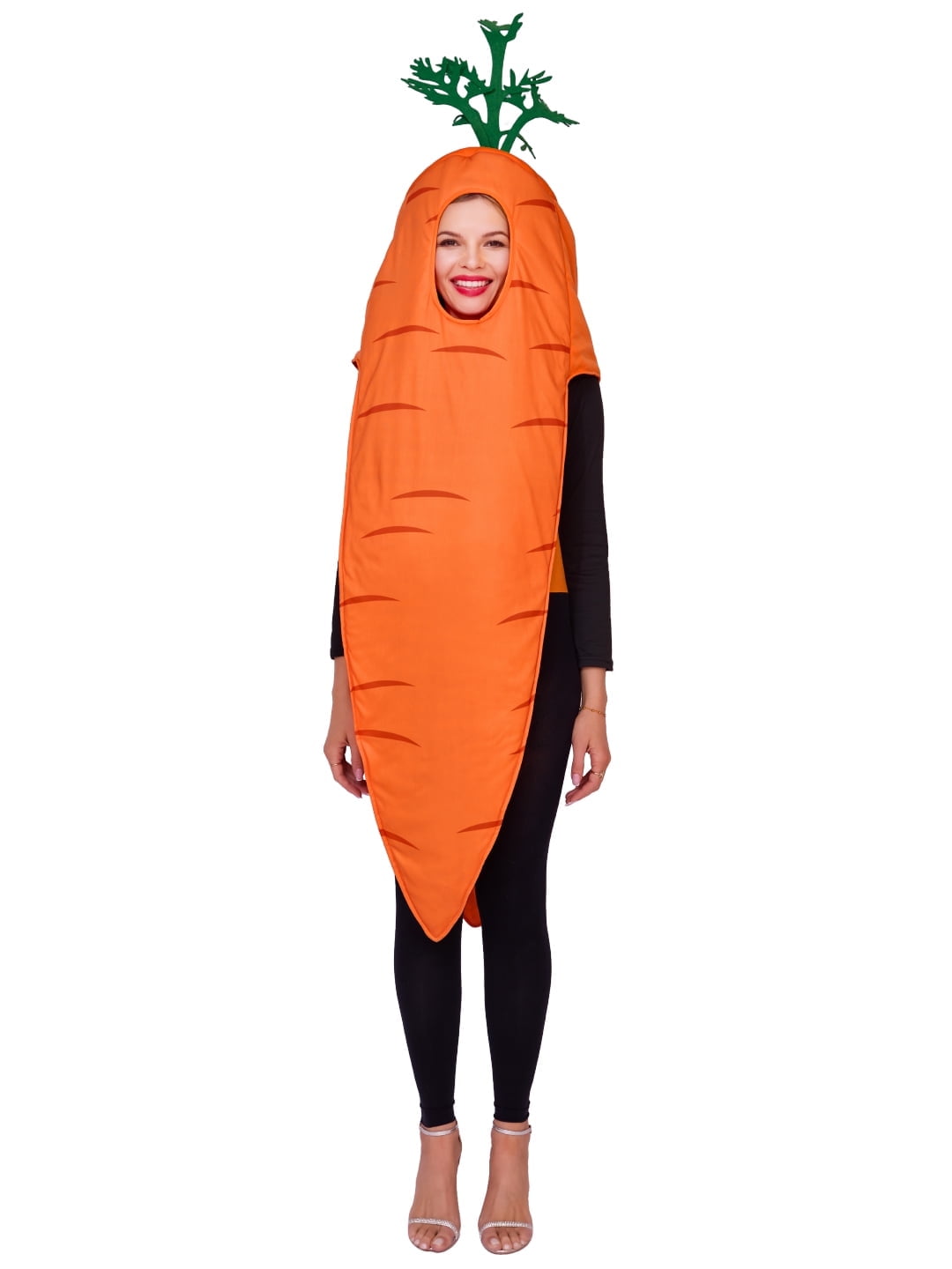 Seasons Adult Unisex Carrot Halloween Costume, One Size Fits Most ...