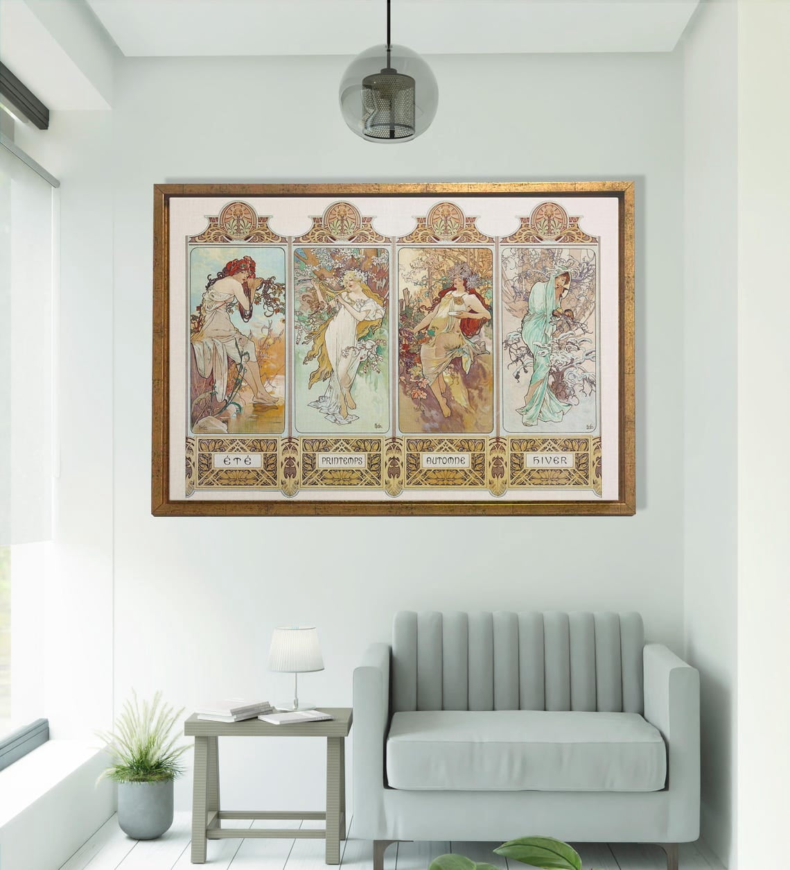 The Seasons by Alphonse Mucha Wall Art, Famous Artwork, Alphonse Mucha ...