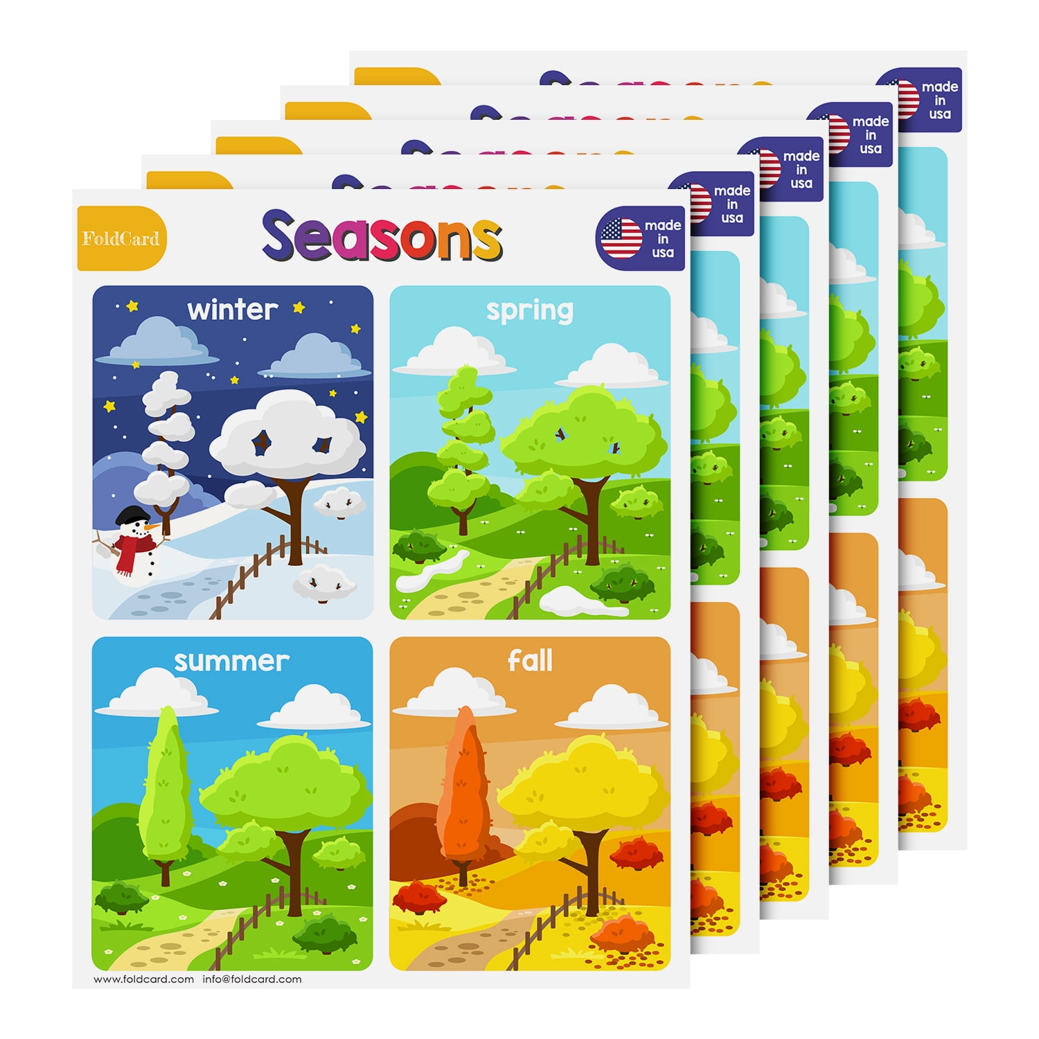 Seasons Chart For Preschool