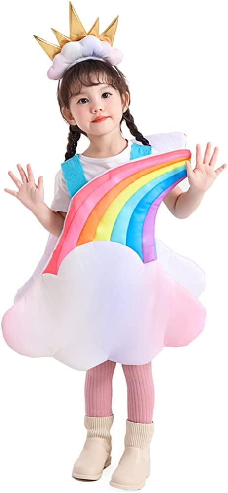 Seasons Toddler's Light Up Rainbow Halloween Costume, Size 3-4T, with ...