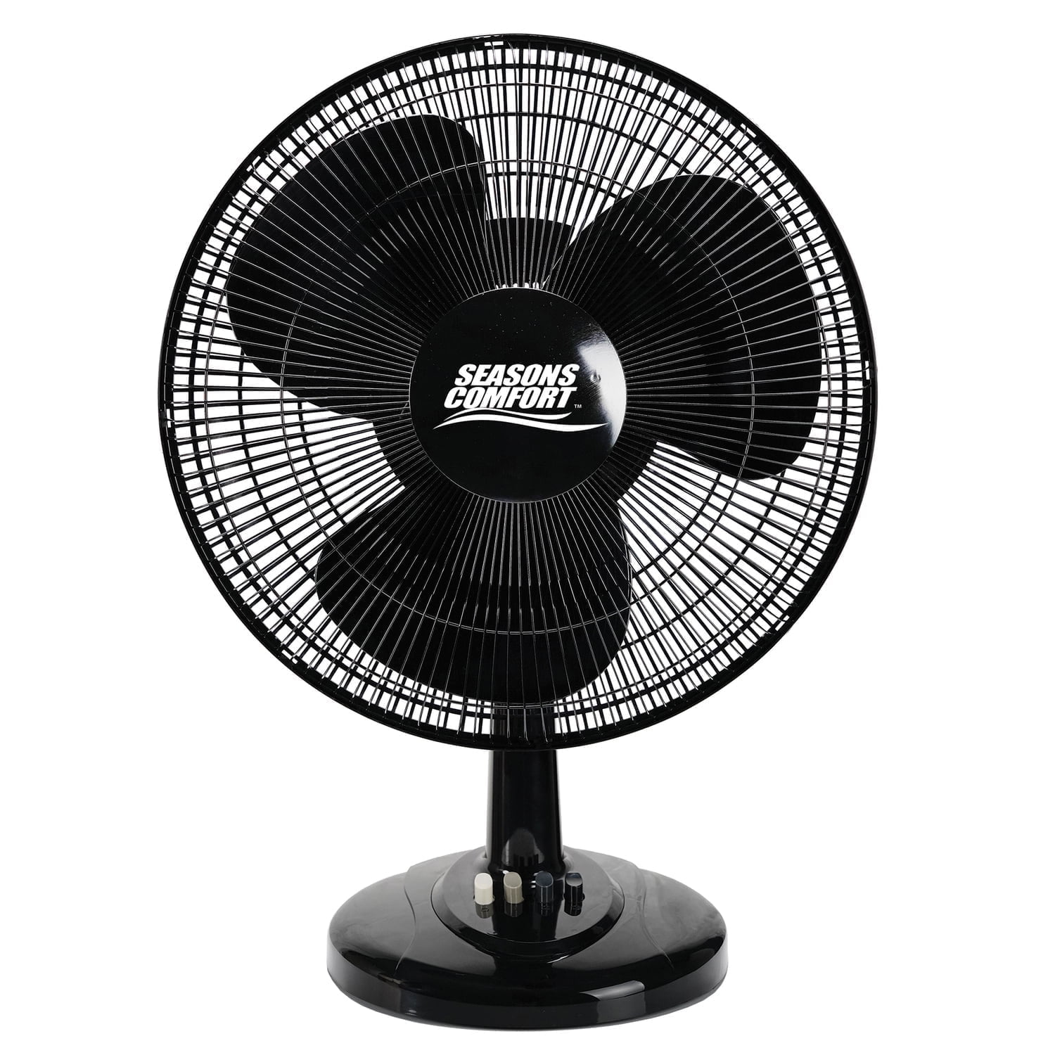 Seasons Comfort 16 Inch Oscillating Tabletop Fan, 3 Speeds, Adjustable ...