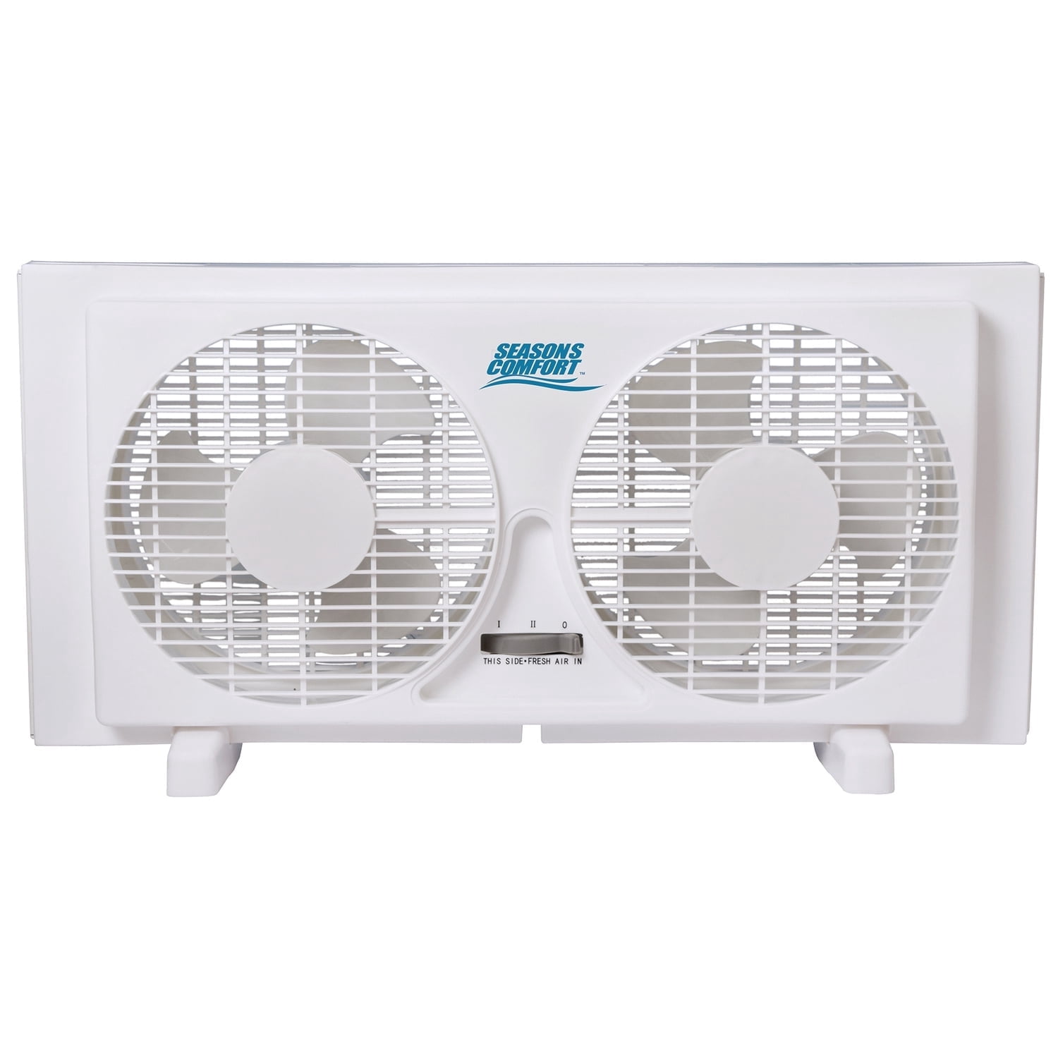 Seasons Comfort 9 Inch Twin Window Fan, 2 Speed, Portable, Indoor Use ...