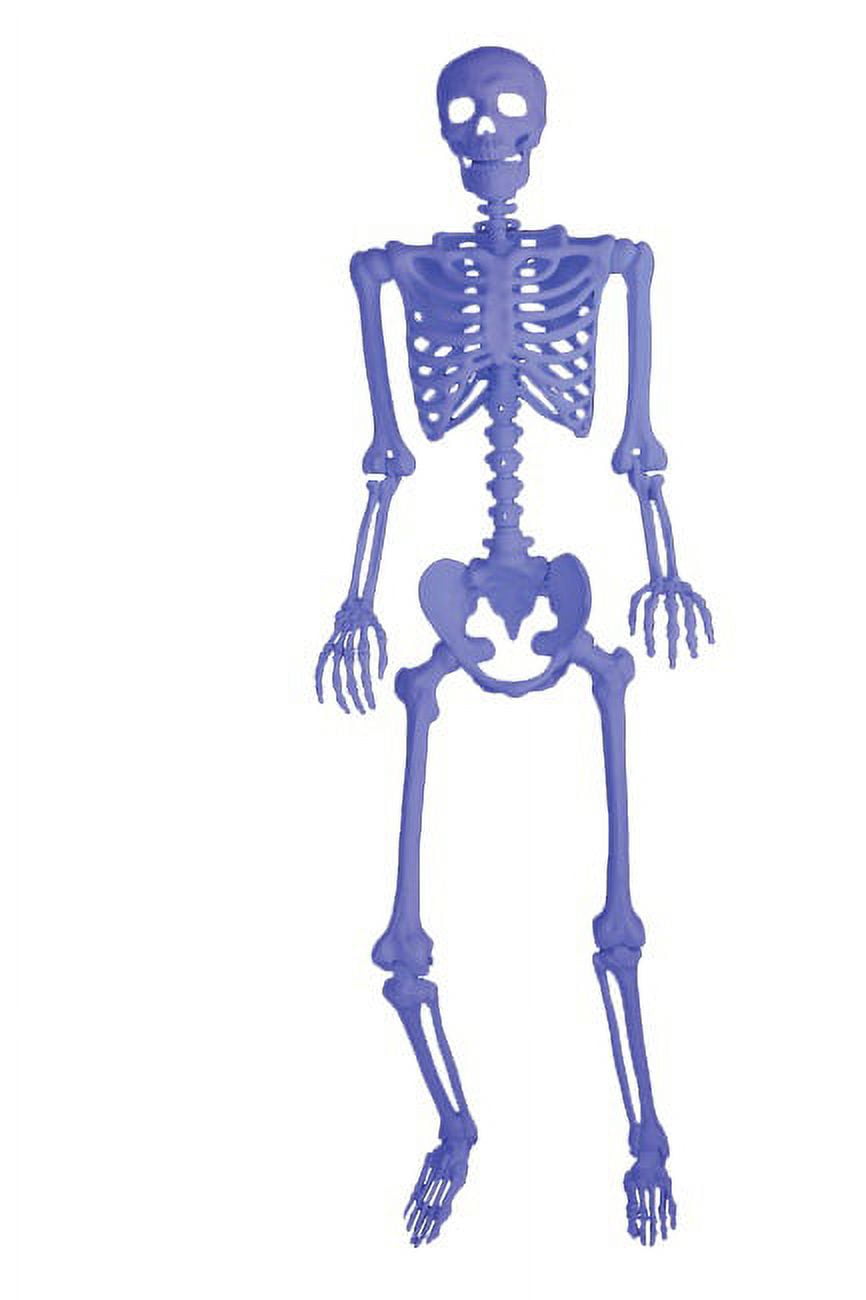 Seasons Ghostly Life Size Skeleton 5 inches Black Light - Walmart.com