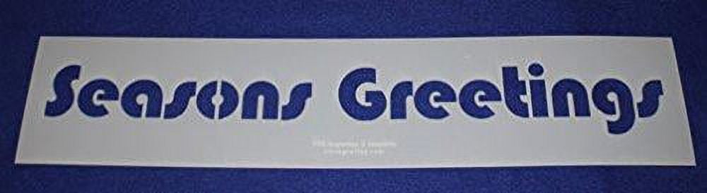 Seasons Greetings Holiday Stencil- Painting /Crafts/ Templates ...