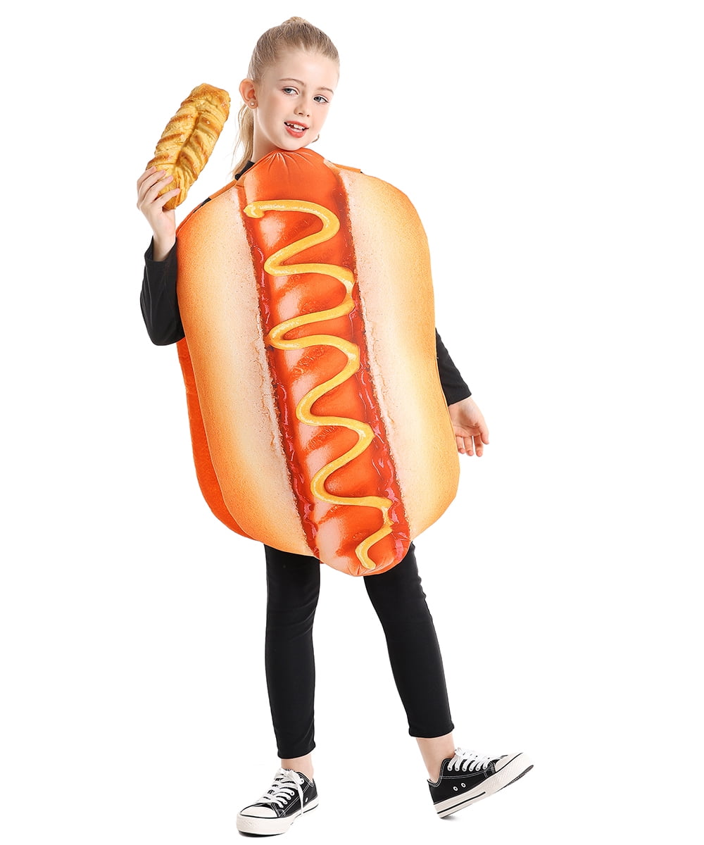 Seasons Halloween Hot Dog Costume For Kids, Funny Food Costume, Cosplay ...
