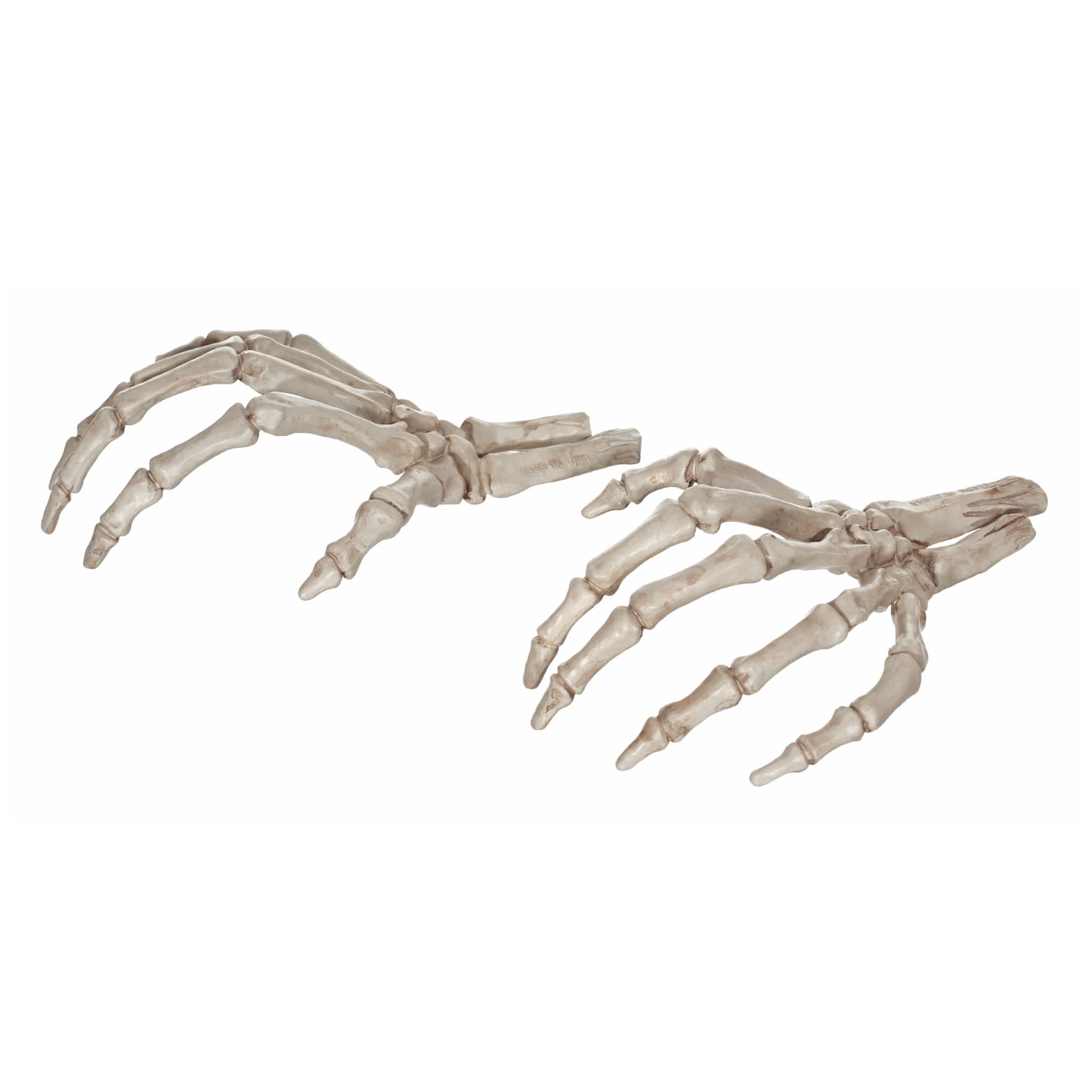 Seasons Skeleton Hands Bones Halloween Decoration, 8" Pair, Realistic ...