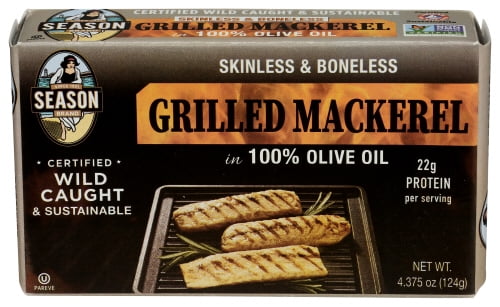 Seasons Mackerel Skinless Boneless Gr 4.375 oz Pack of 12 - Walmart.com