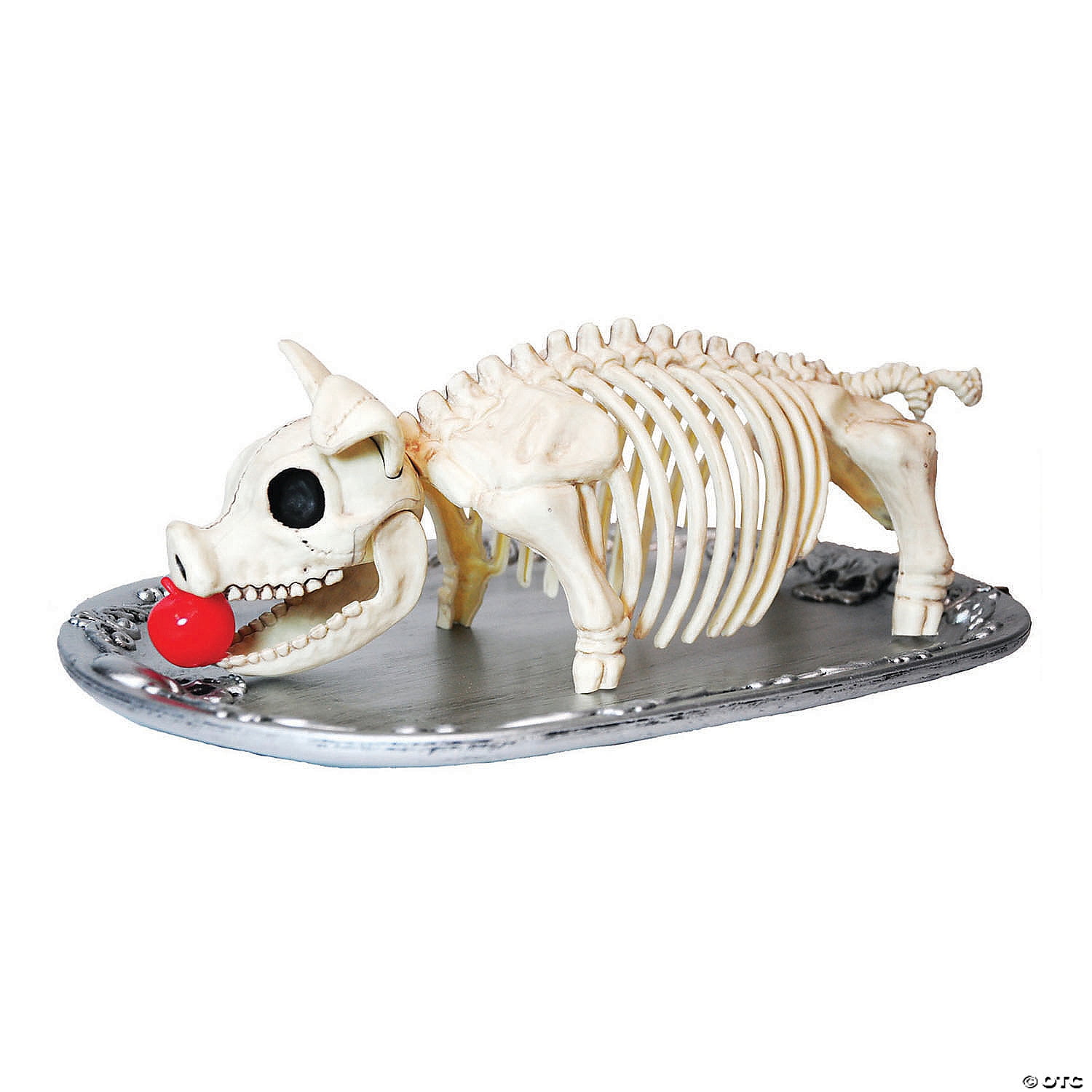 Seasons USA Roasted Pig Skeleton Platter Halloween Decoration - 12 in x ...