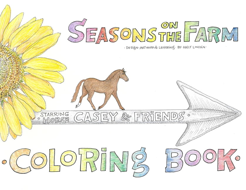 Seasons on the Farm Coloring Book Starring Casey and Friends ...