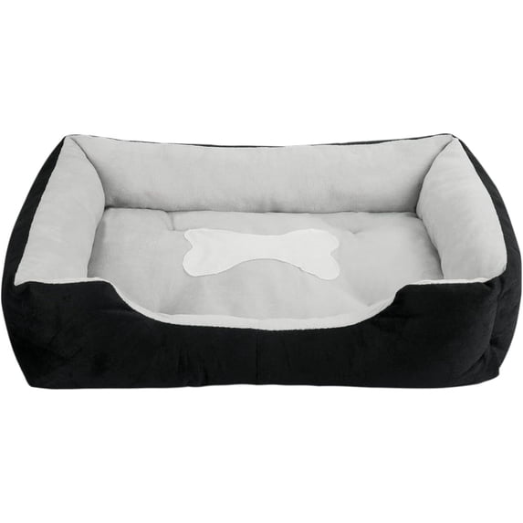 Seasonwood Self-Warming Dog Bed, Washable Rectangle Cushion, for Small ...