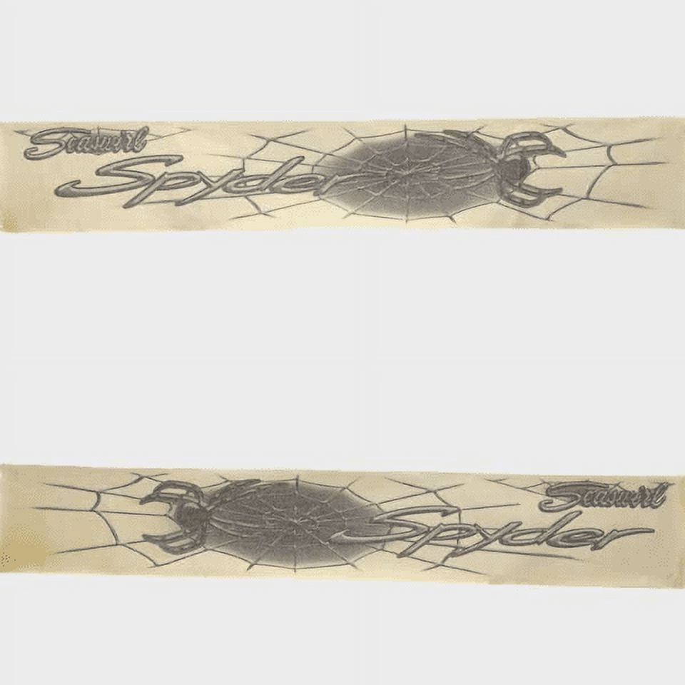 Seaswirl Boat Graphic Decals 2605-7990 | Spyder Black White (Set of 4 ...
