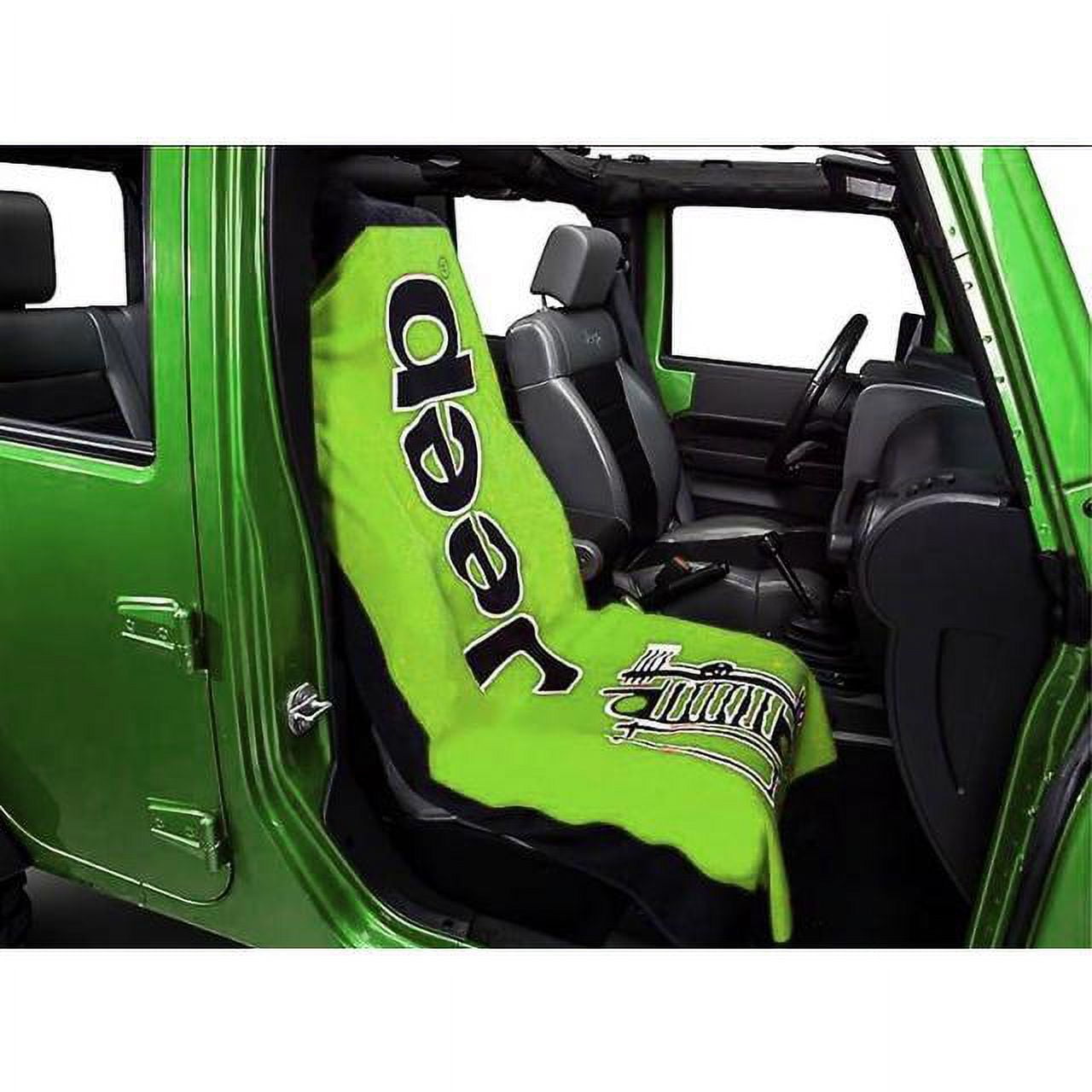 Seat Armour Towel2GO Seat Cover Protector with Lime Green Jeep Colors ...