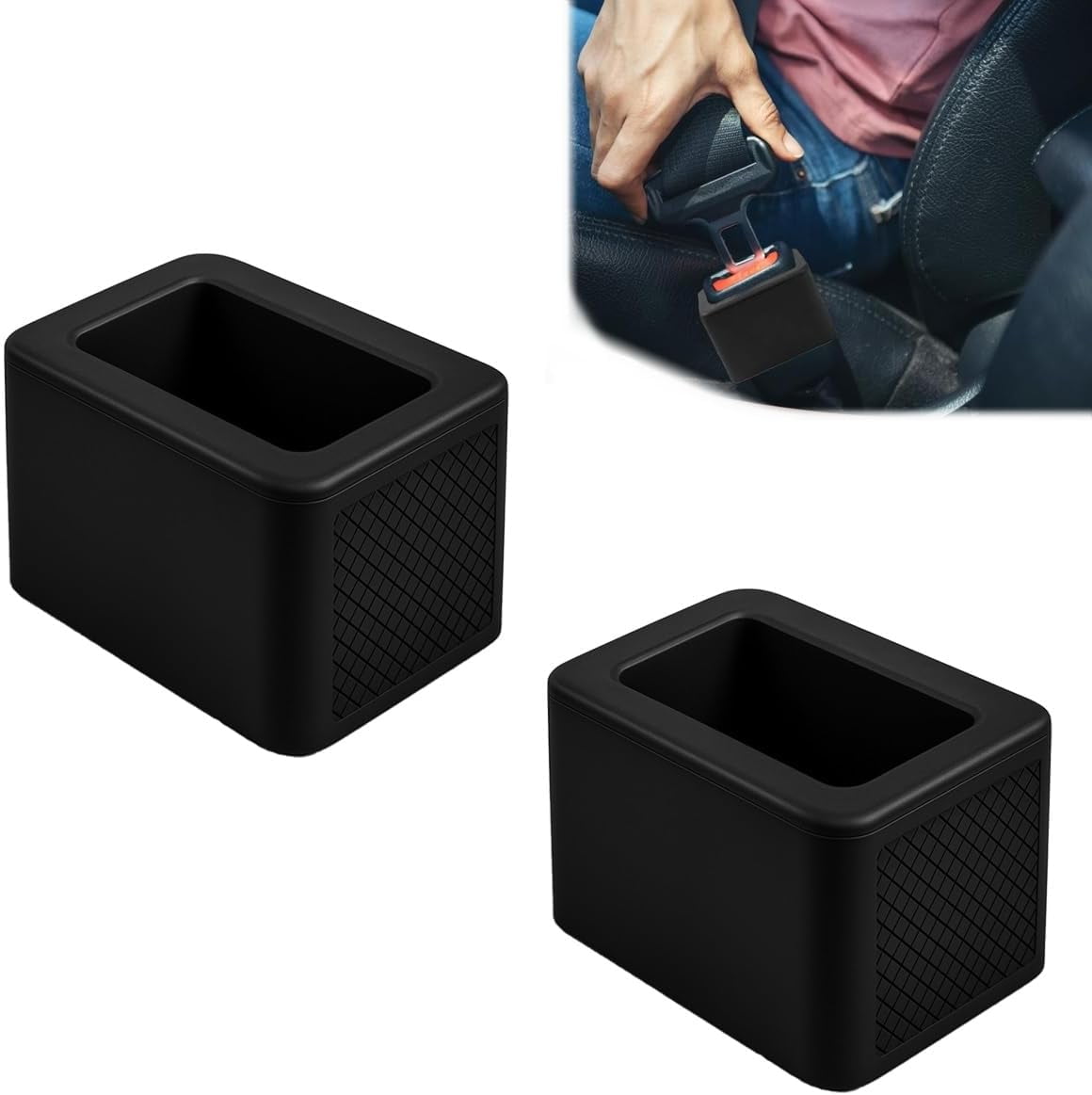 Seat Belt Buckle Cover – Silicone Seatbelt Buckle Holder and Extender ...