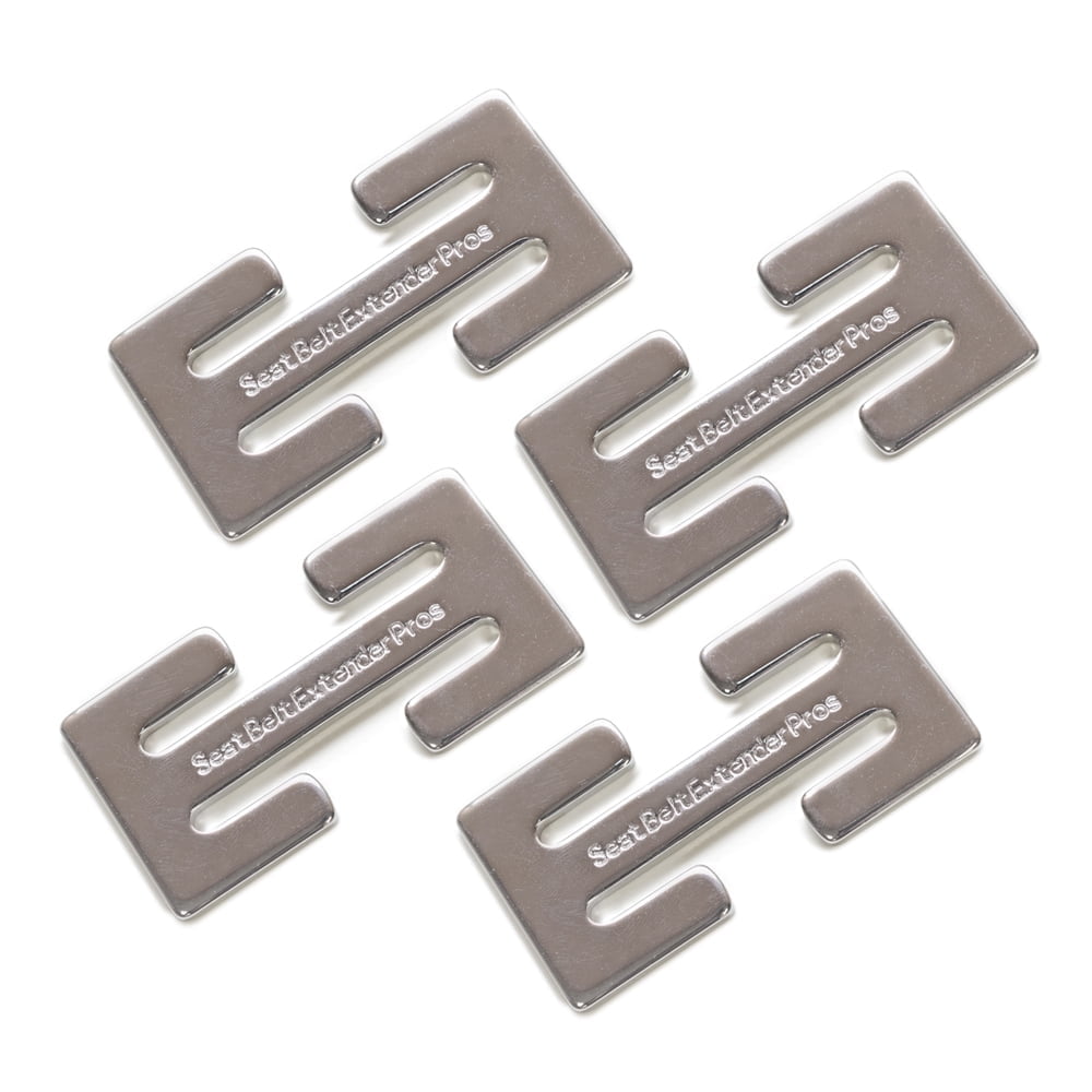 Seat Belt Extender Pros - Metal Car Seat Belt Adjuster Clips, Pack of 4 ...