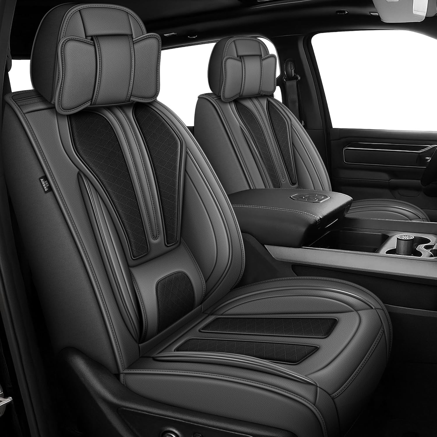 Seat Covers Fit for 2002-2025 2026: Compatible with 1500 2500 3500 Crew ...