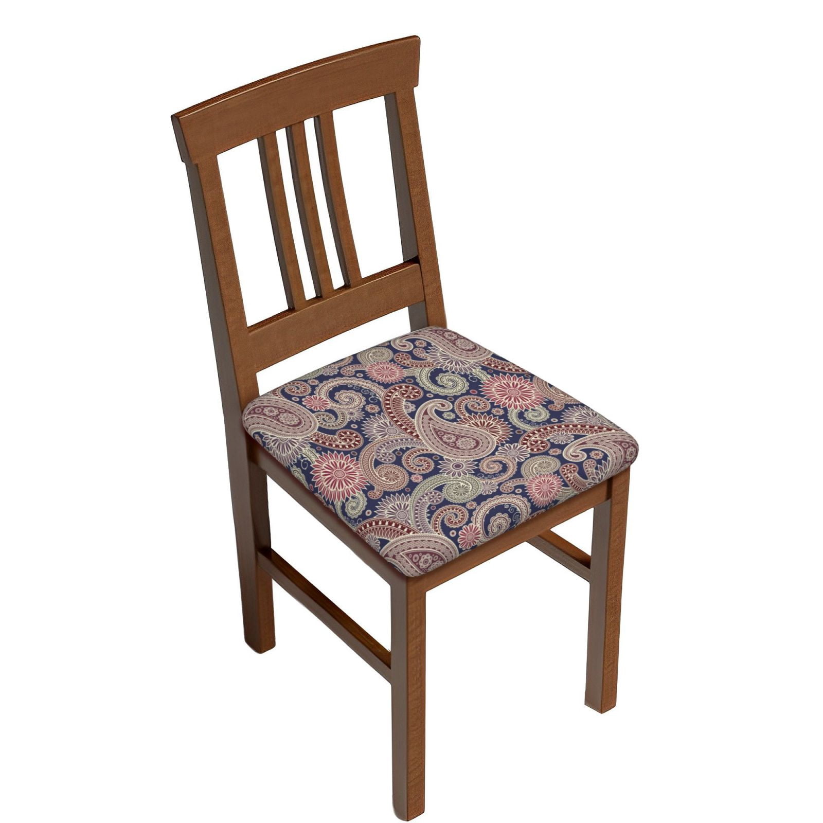 Seat Covers - Indian Paisley Pattern Stretch Chair Covers for Dining ...