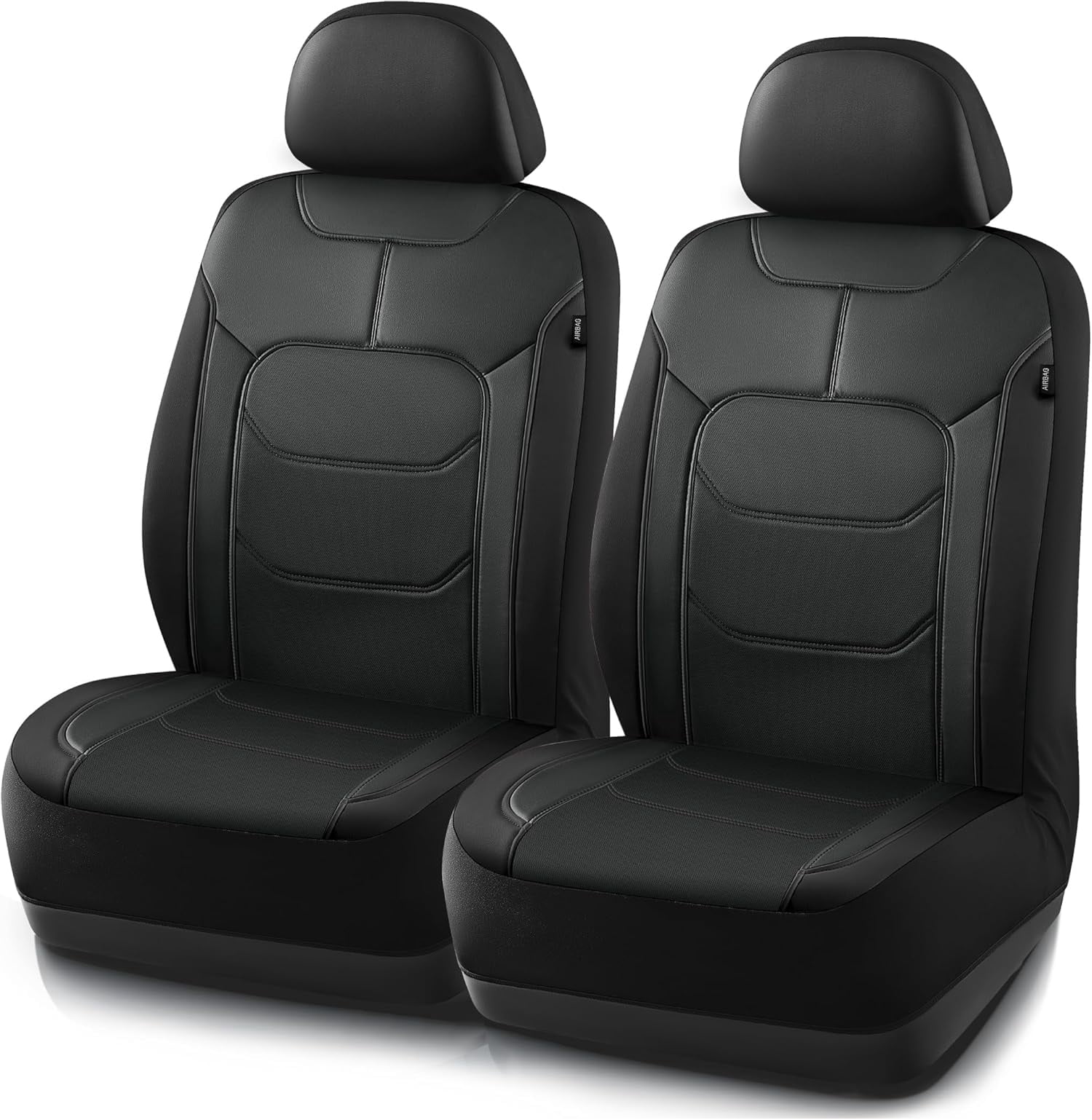 Seat Covers, Leather Seat Covers Front Seats, Compatible, Automotive ...