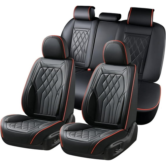 Seat Covers, Universal Seat Covers Full Set, Nappa Leather Seat ...